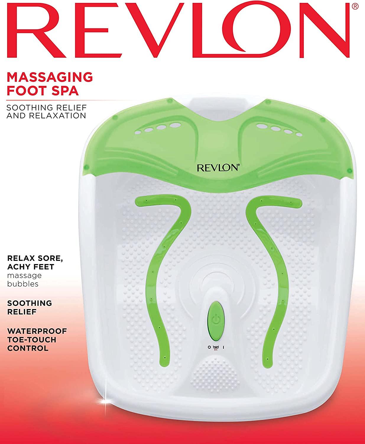 REVLON Massaging Foot Spa - Relax and Revitalize Your Feet at Home ...