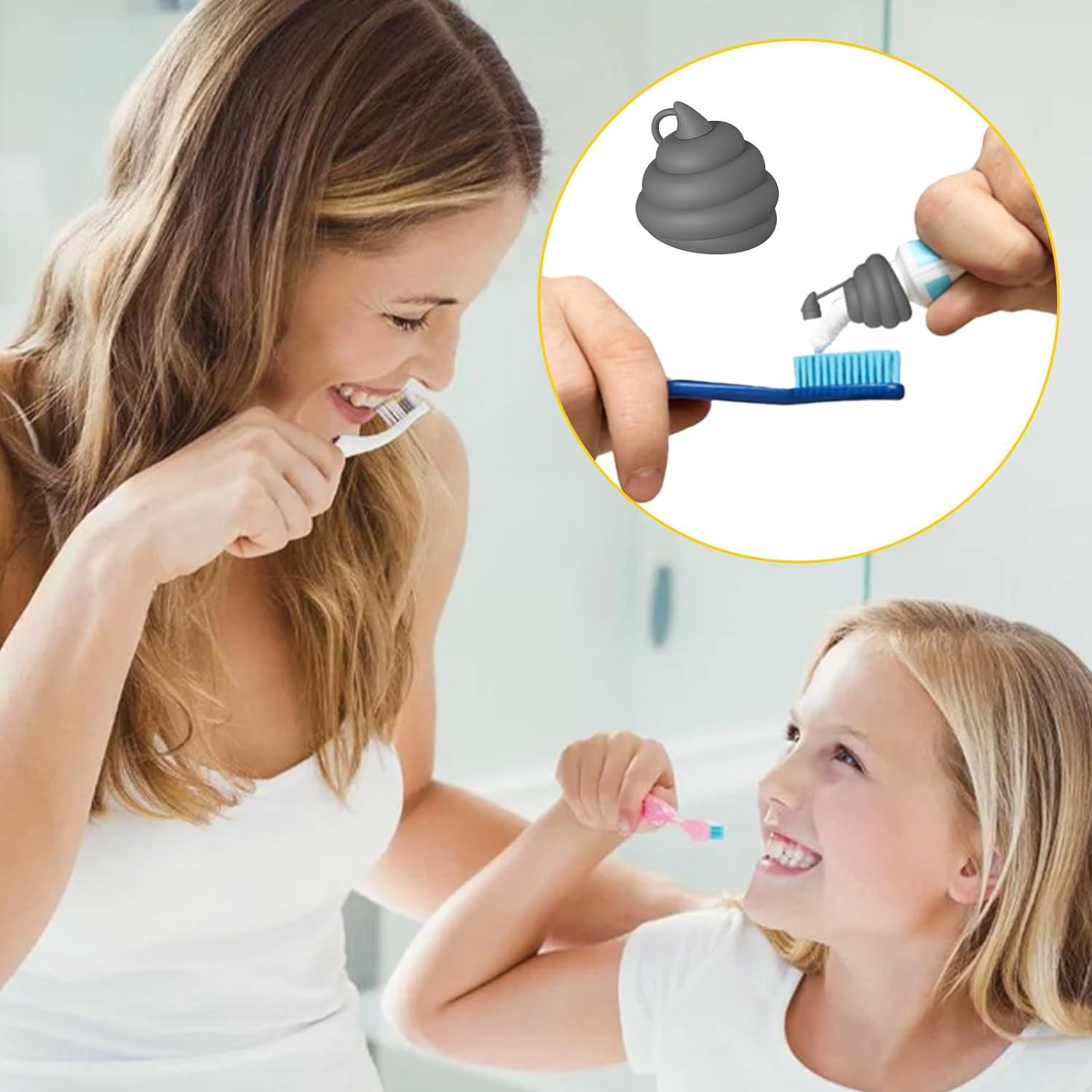 Silicone Toothpaste Cover - Creative Dog Toothpaste Toppers Squeezer ...