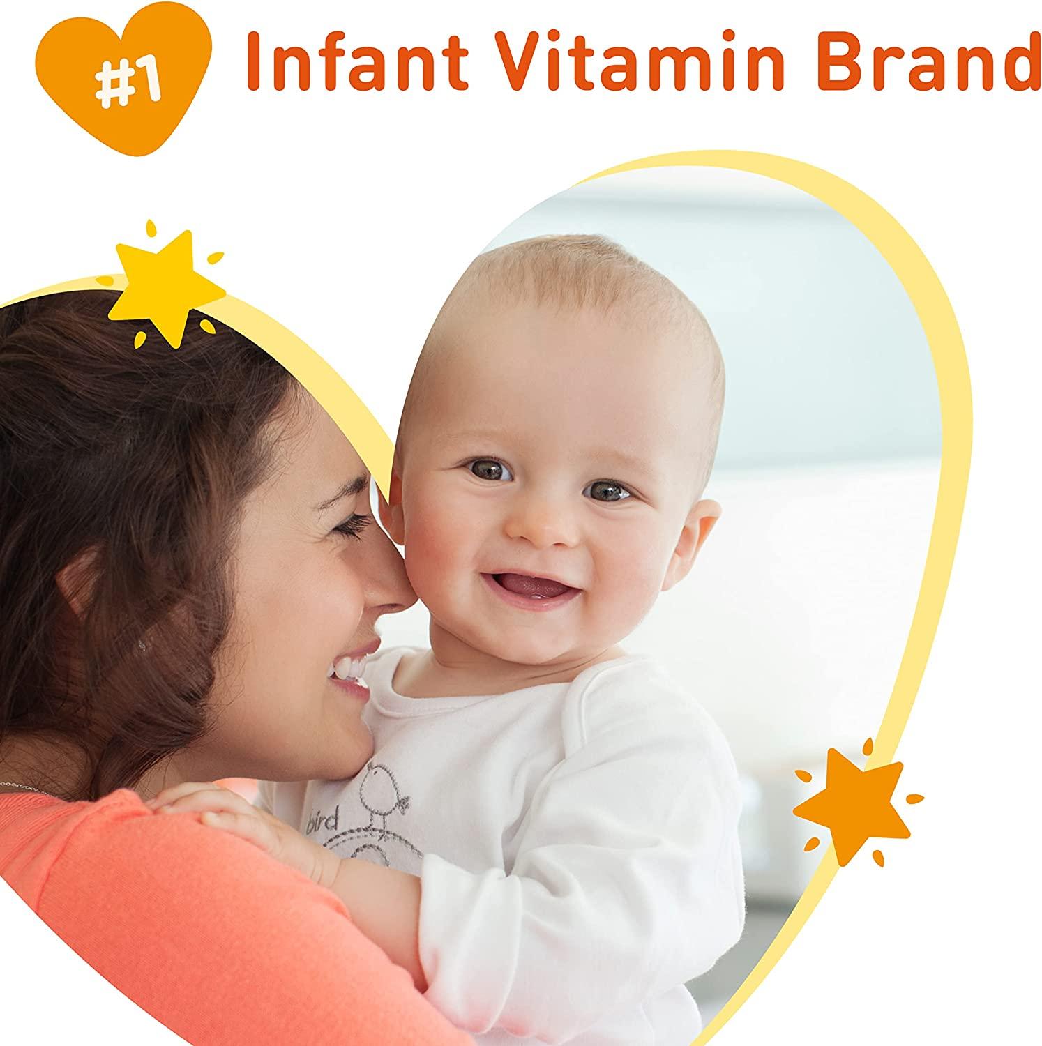 Enfamil Poly-Vi-Sol 8 Multi-Vitamins & Iron Supplement Drops | Supports ...