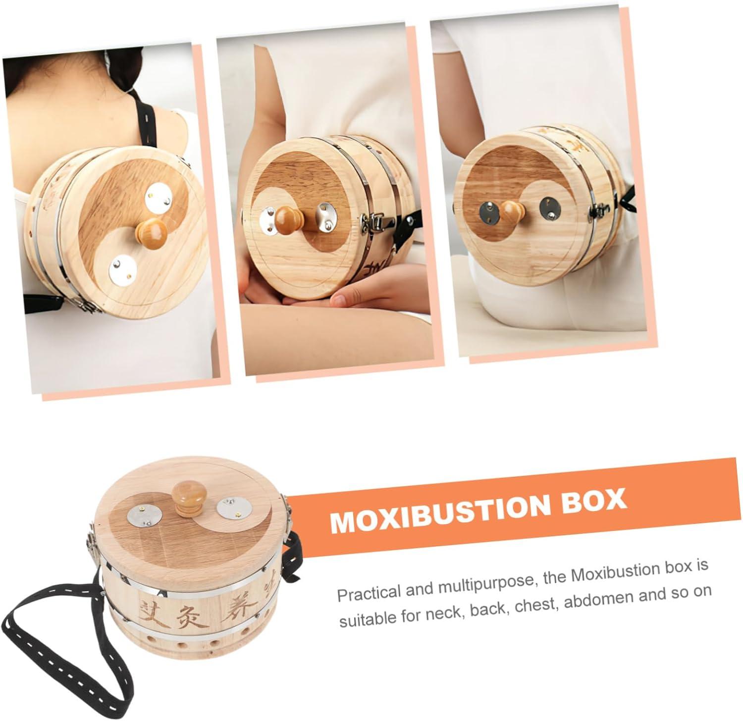 Buy BUIFULSIC Wooden Moxibustion Box - Moxa Burner & Treatment ...
