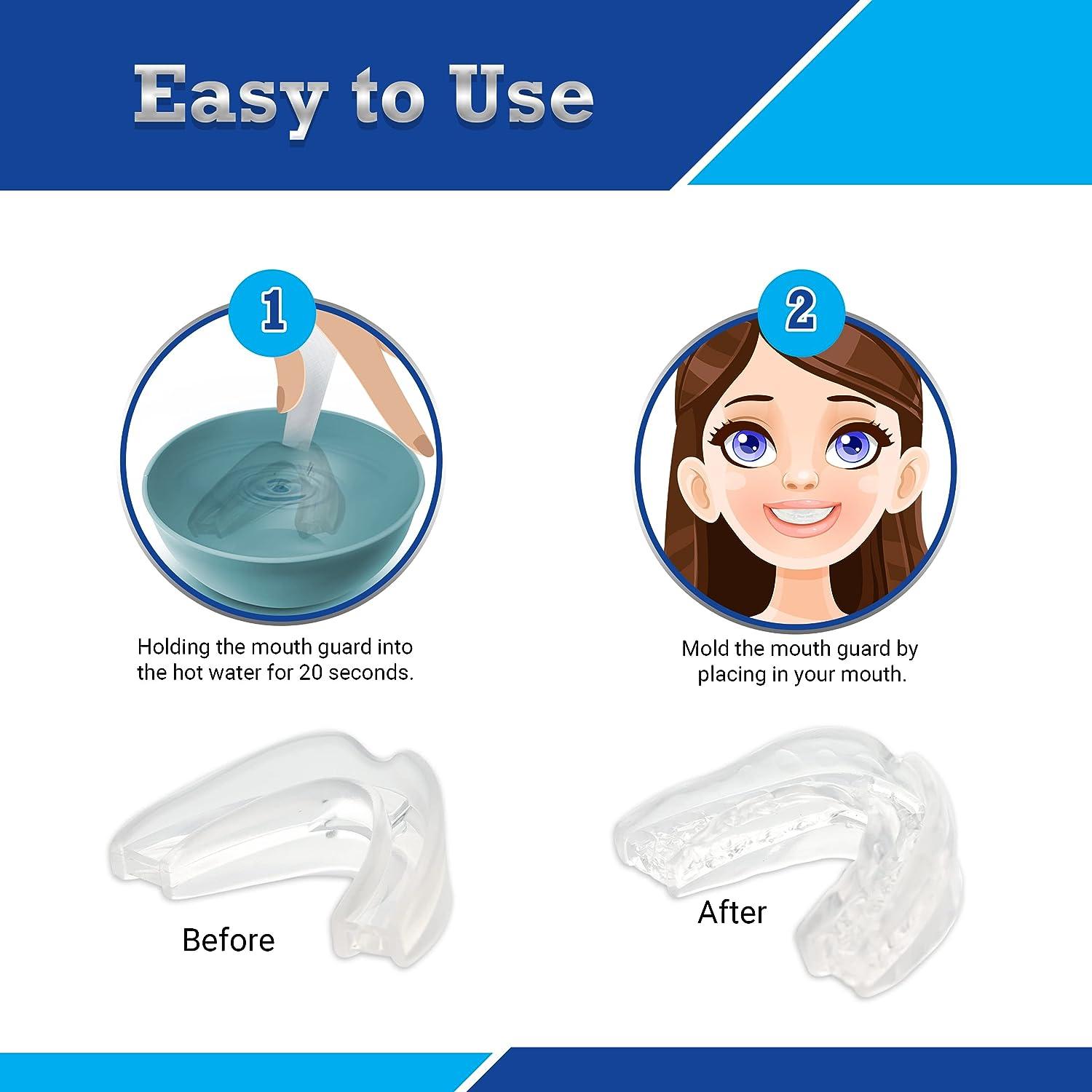 BrightGuard Grinding Mouth Guard - Moldable Teeth Grinding Nightguard ...