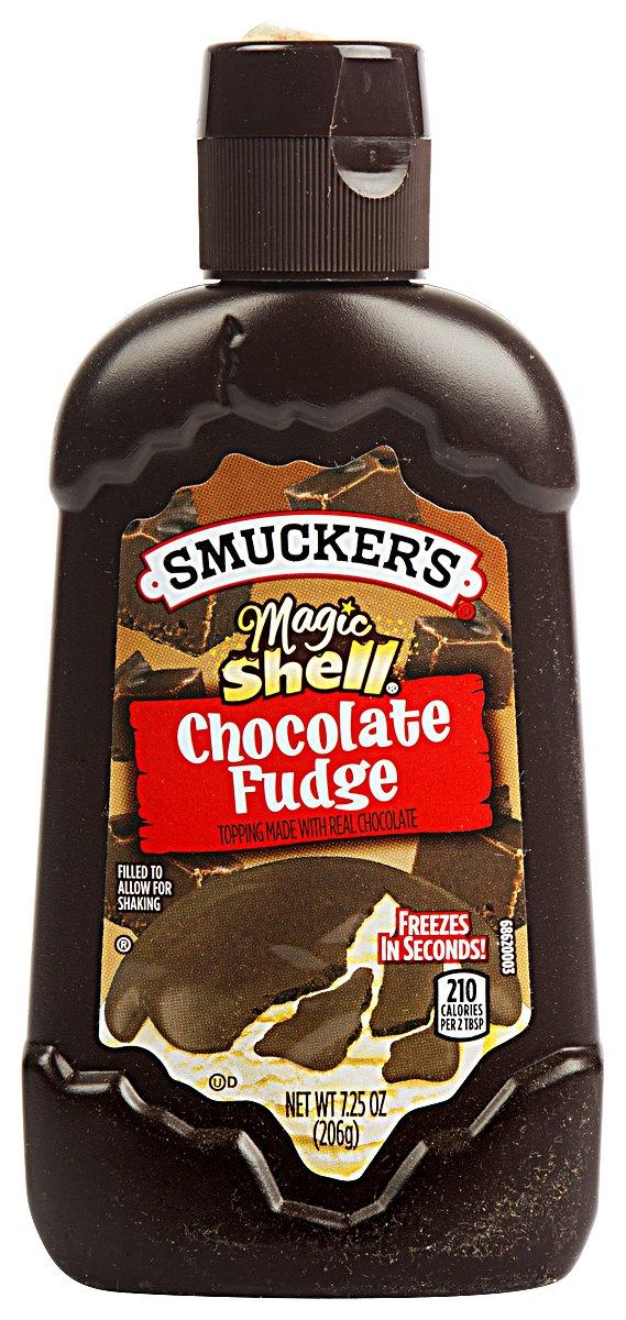 Smuckers Magic Shell Chocolate Fudge Ice Cream Topping 206g - Delicious ...