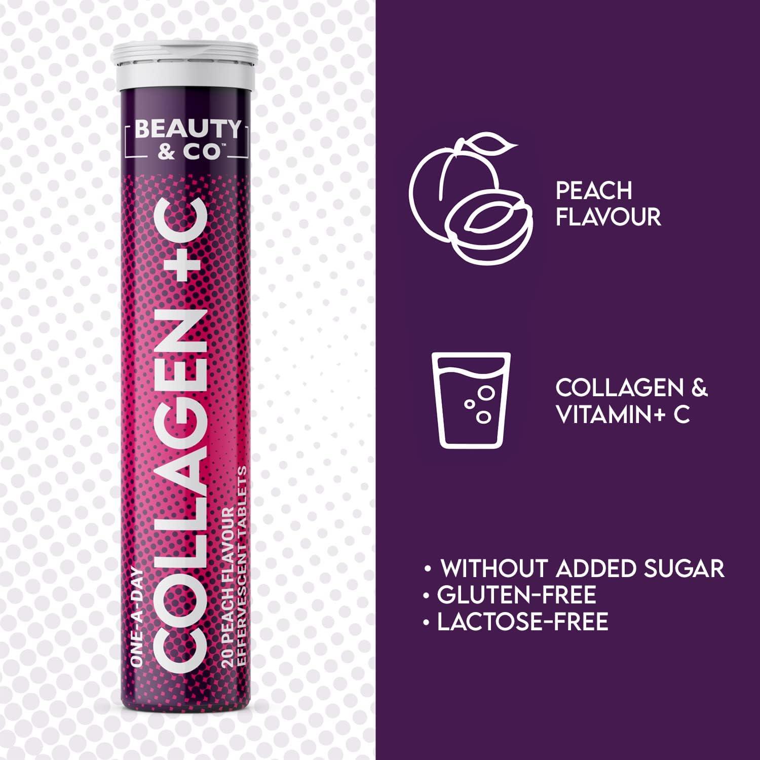 Beauty & Co Collagen Effervescent Marine Collagen & Vitamin C ...