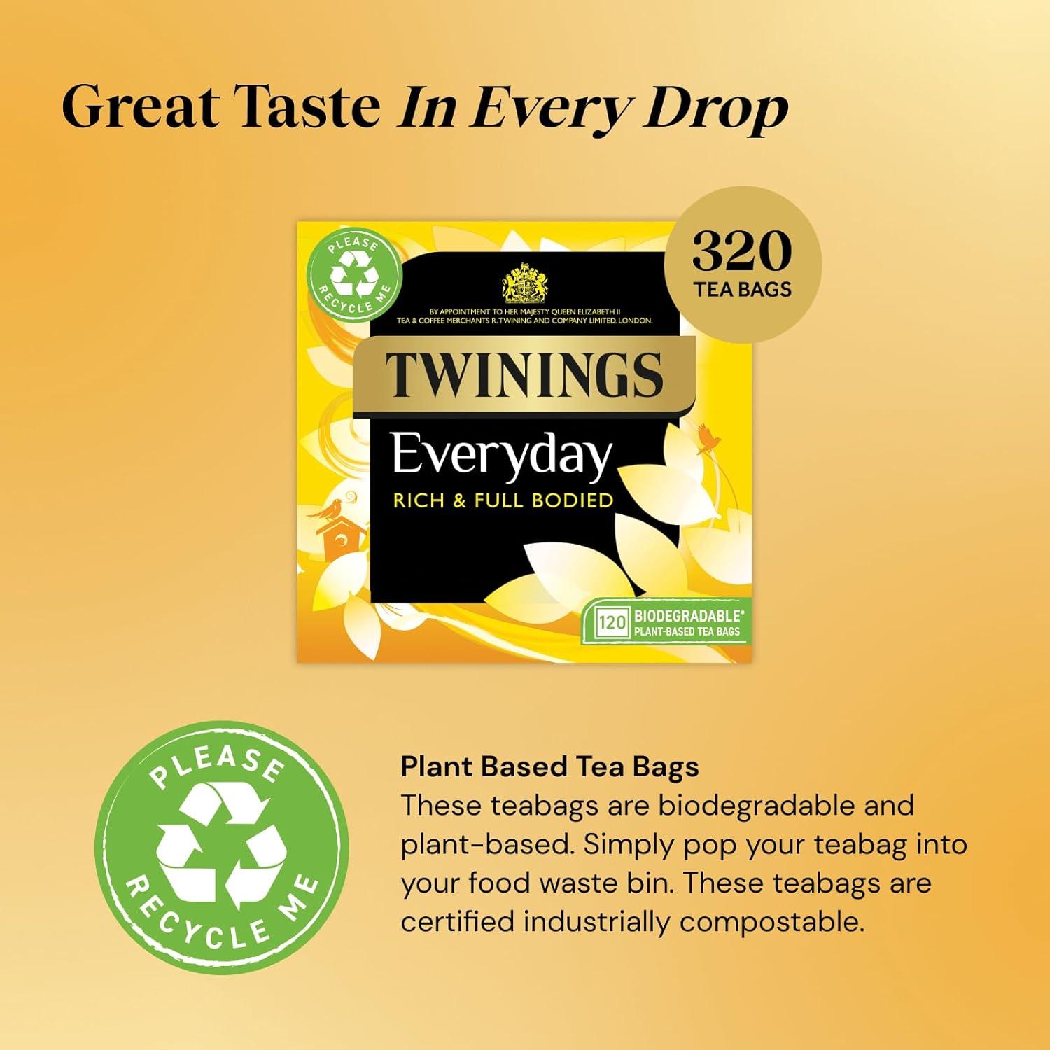 Twinings Everyday Tea | Classic Blend Rich & Well Rounded Black Tea ...