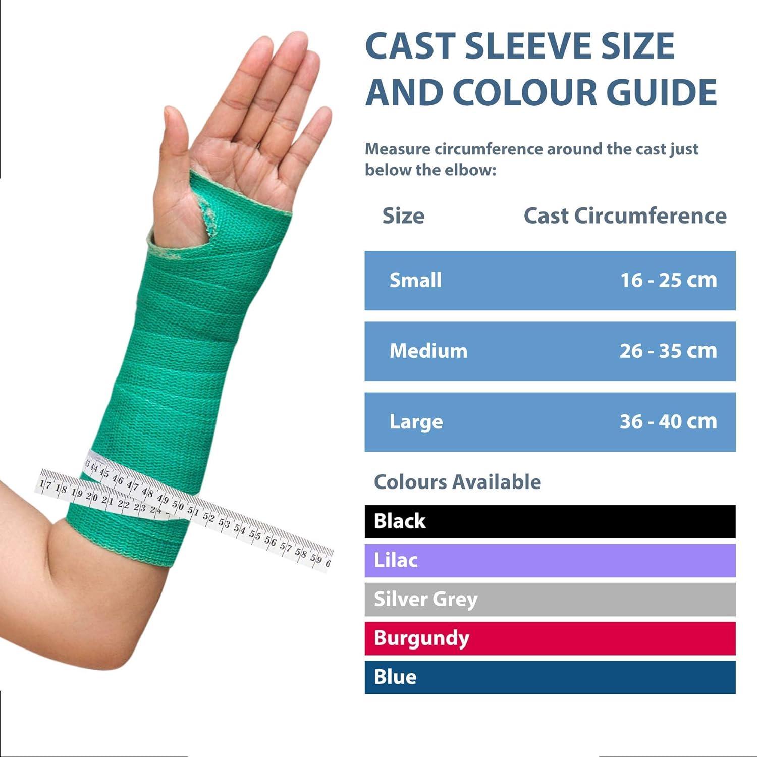 LimbO Cast Sleeve - Small Burgundy | Waterproof Cover for Casts and ...