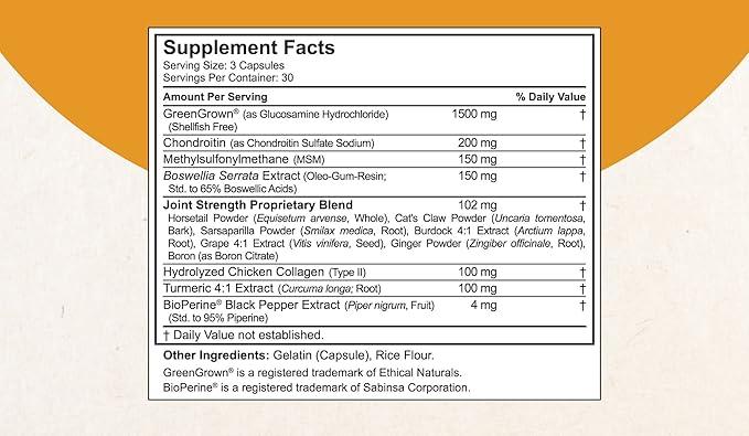 Joint Xtra - Joint Support Supplement - Joint Health Formula with ...