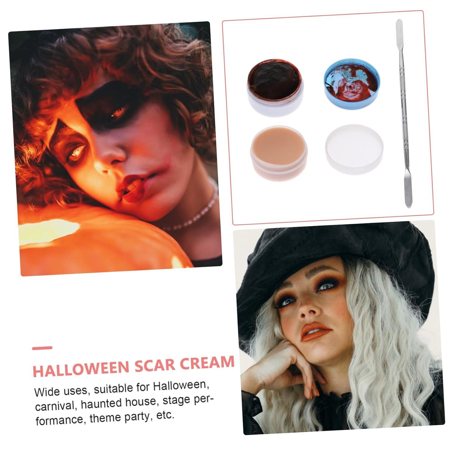 Halloween Scar Cream & Special Effects Makeup Set | Spatula Scab ...