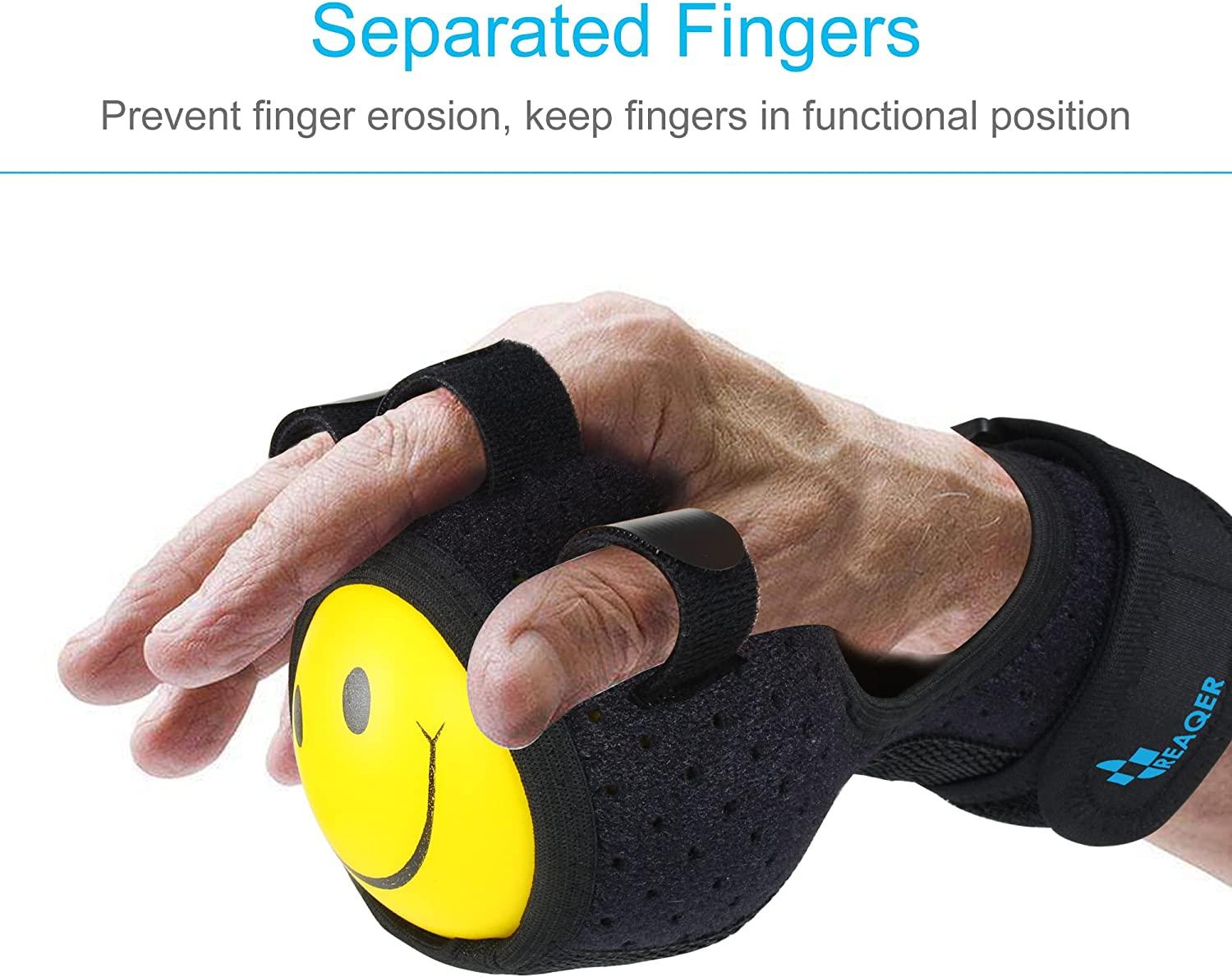 REAQER Grip Strength Ball - Finger Training Device for Hand Impairment ...