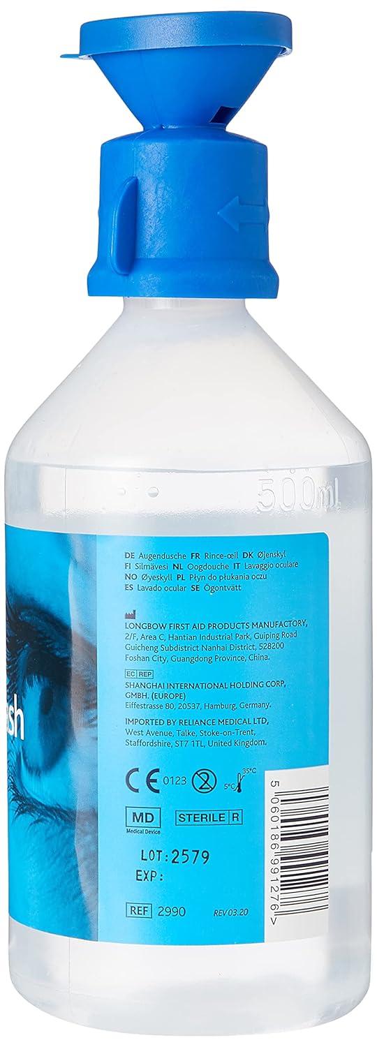 Reliwash 2990 Eyewash Bottle 500 mL with Eye Cap | Top Quality Eye Care ...