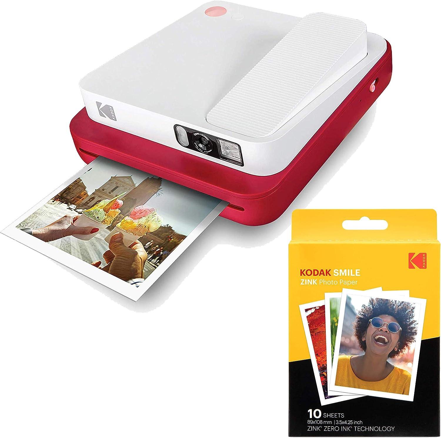 Zink Kodak Smile Instant Print Digital Camera Film KODAK Smile Instant ...