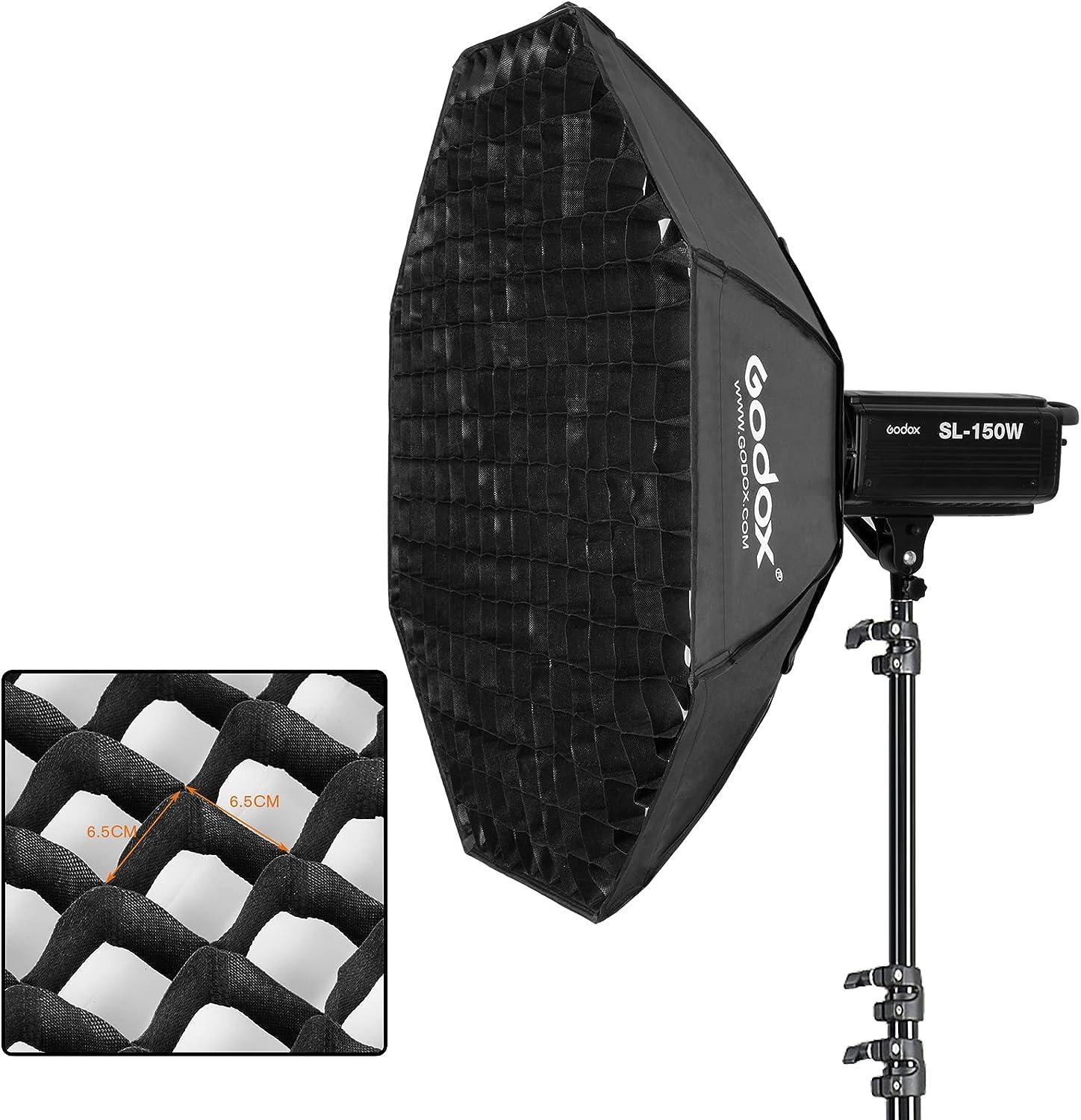 Godox 95cm Octagon Softbox with Honeycomb Grid, Bowens Mount - FW 95CM ...