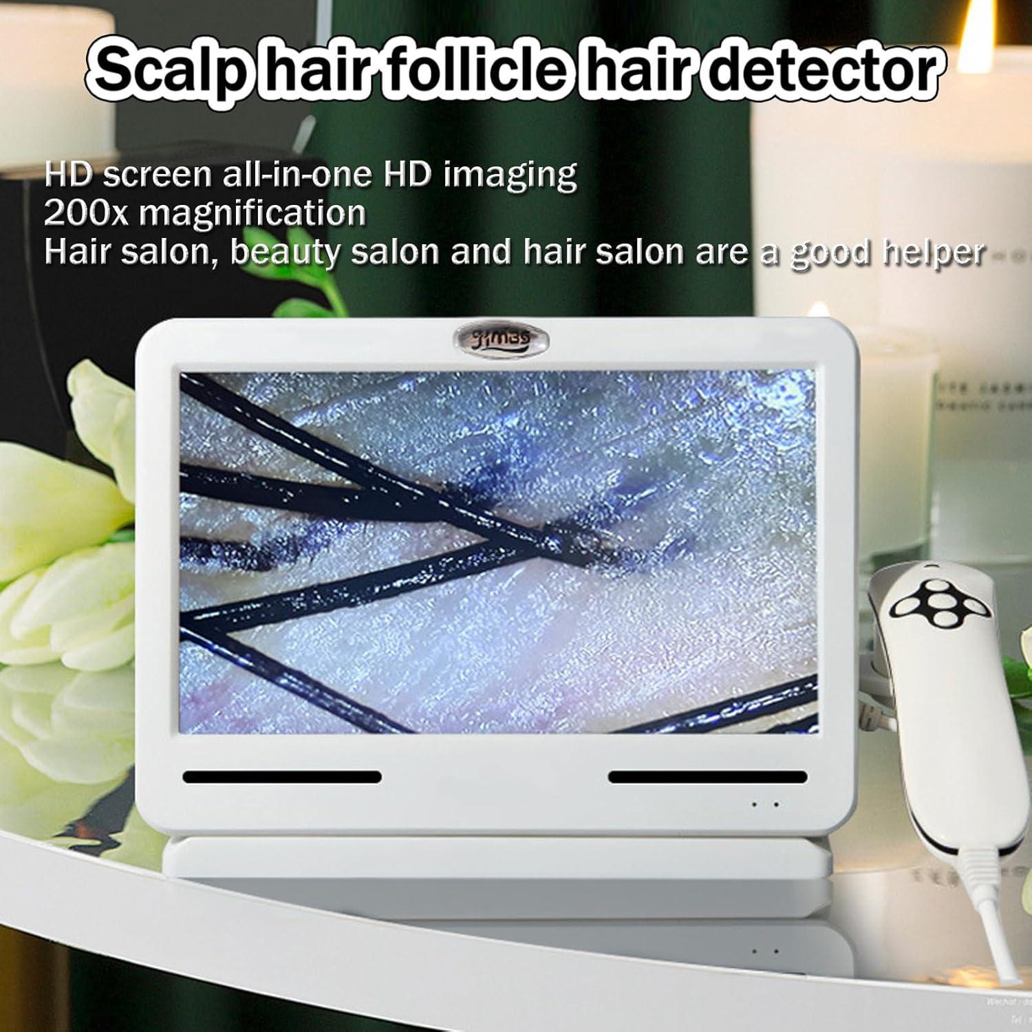 Professional Skin Diagnostic Hair Analyzer Scalp Hair Follicle Detector ...