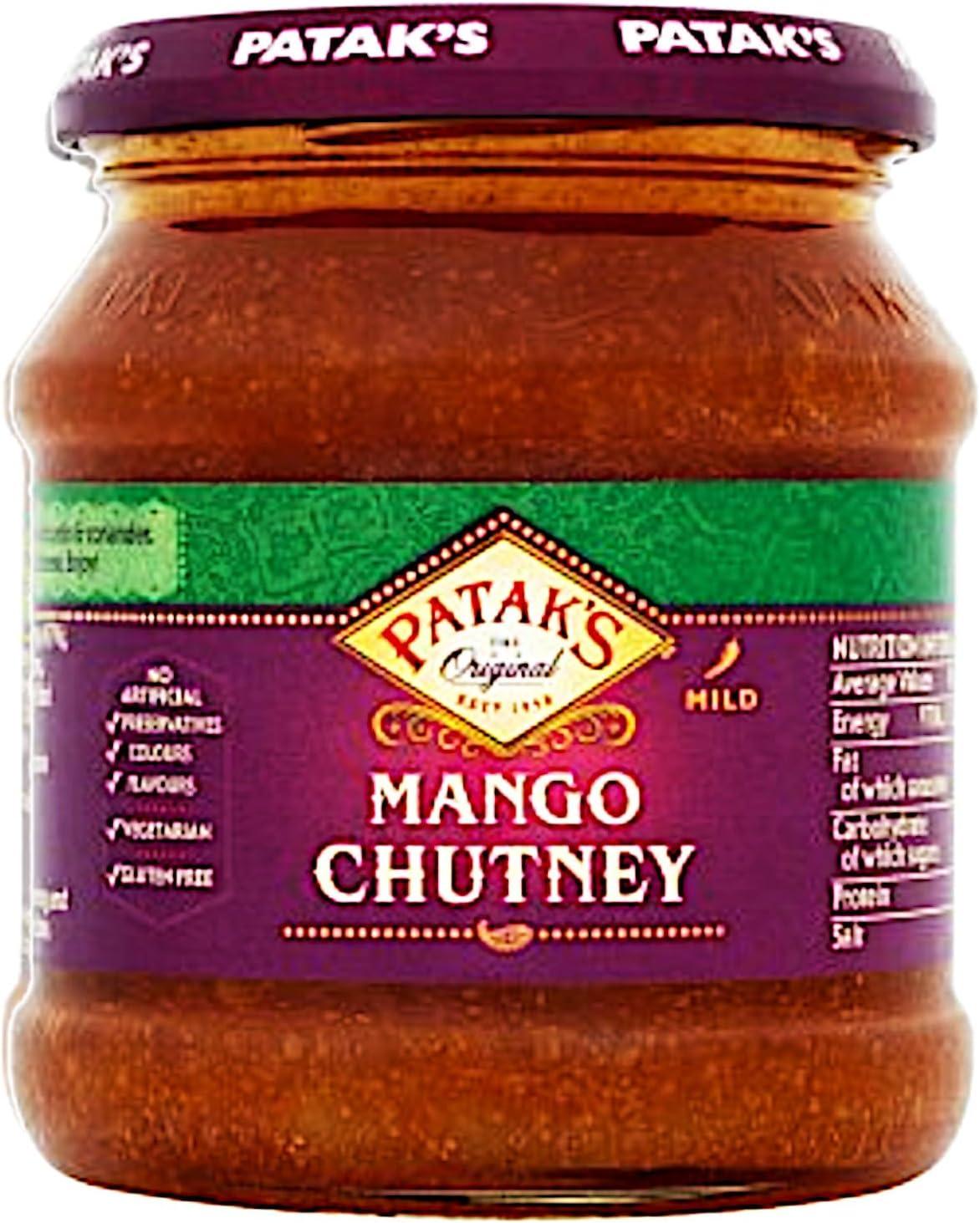Indian Dips Selection Bundle - with Pataks Sweet Mango Chutney Cool ...