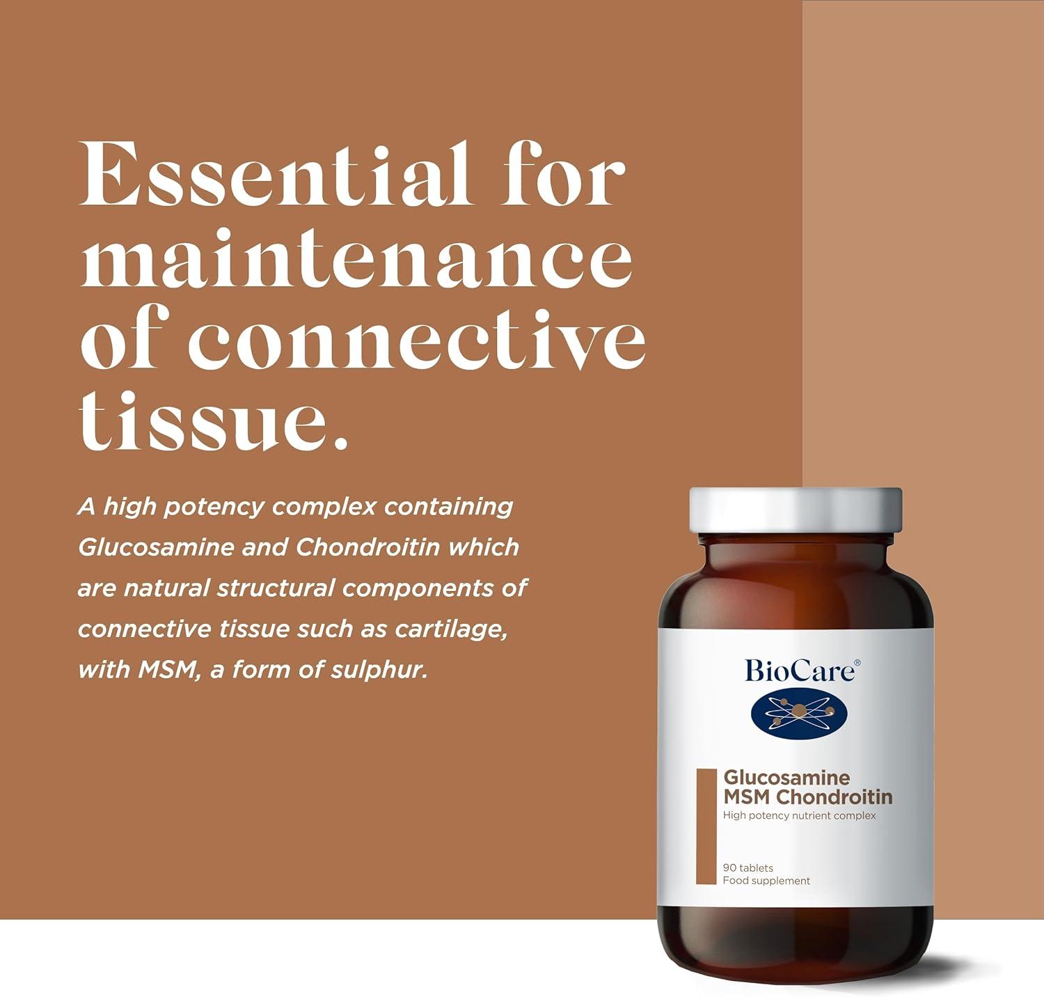 BioCare Glucosamine MSM Chondroitin - Joint Support Supplement | Buy ...