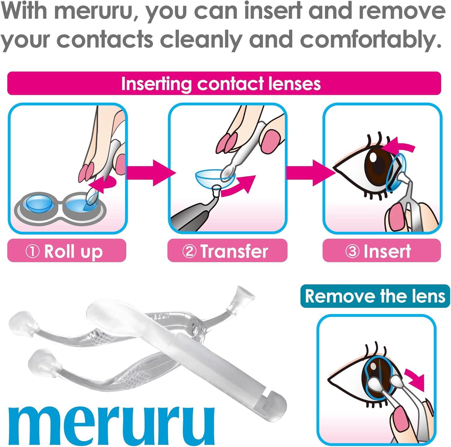 Meruru Soft & Color Contact Lens Insertion/Removal Tools - Made in ...