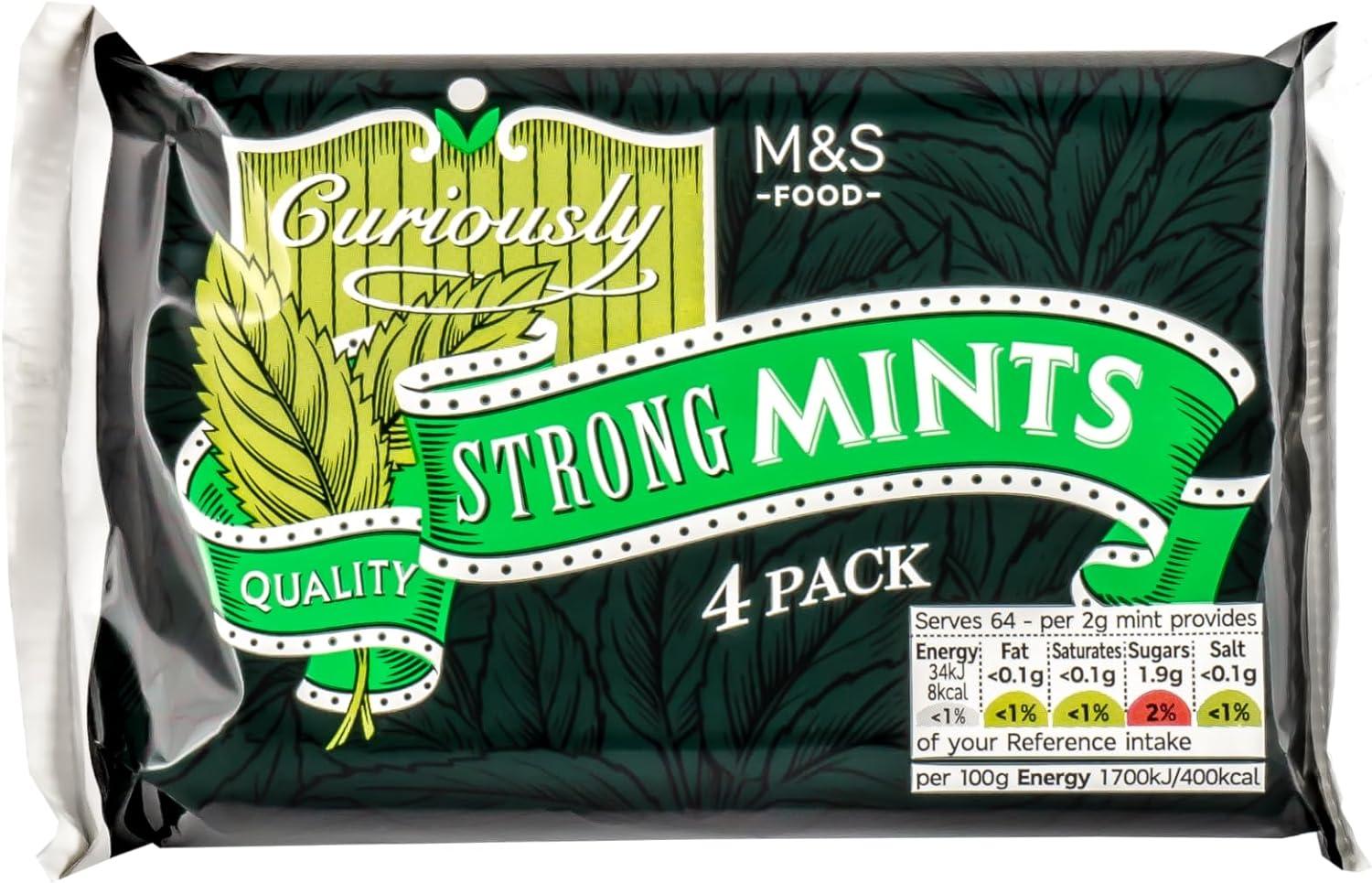 M&S Marks & Spencer Curiously Strong Mints Extra Strong Peppermint ...