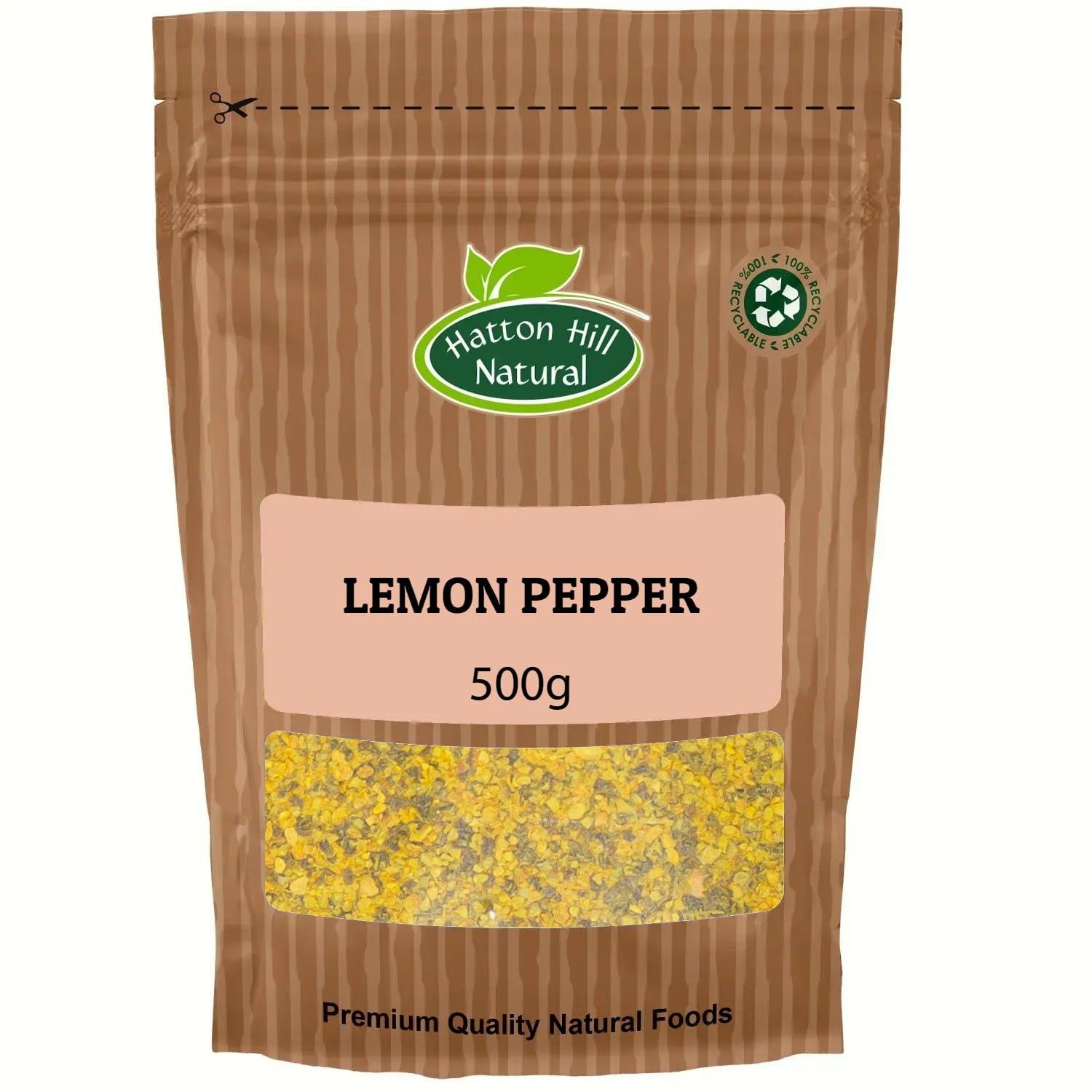 Lemon Pepper Seasoning 500g - Tangy & Spicy Blend Ideal for Chicken Fish & Vegetables - By ...