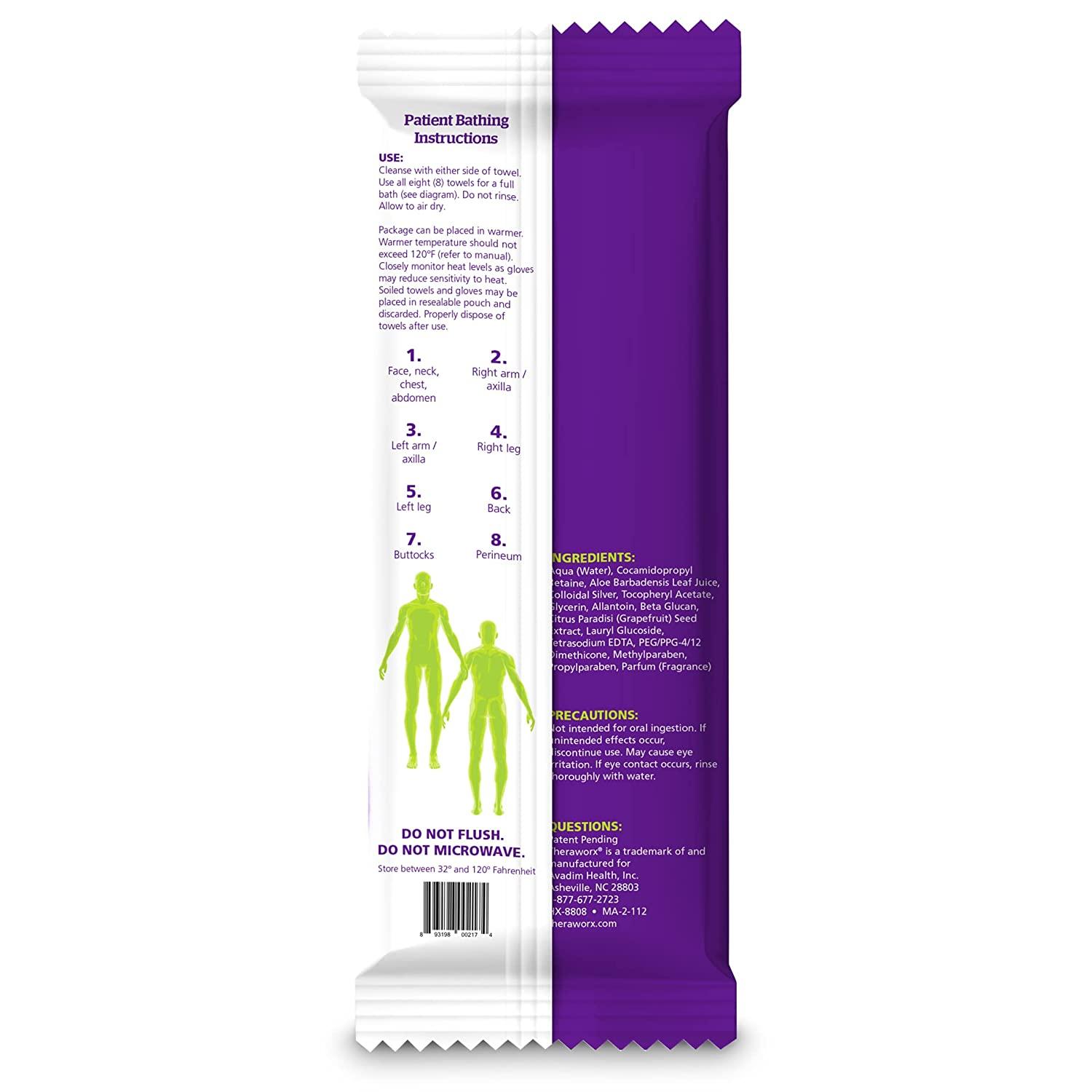 THERAWORX PROTECT Hygiene Towels - 8 Count (Pack of 3) | Advanced ...