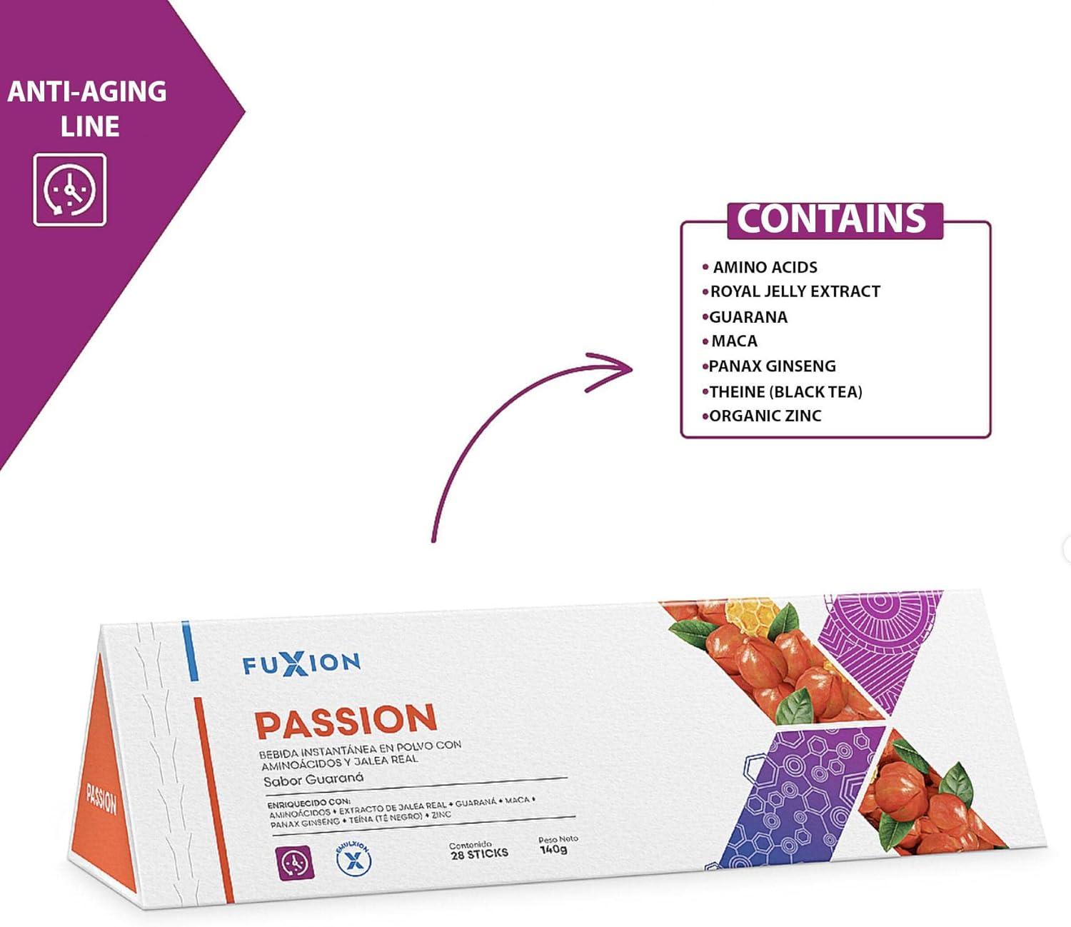 FUXION Passion Tea - 28 Count Pack - Energizing Herbal Infusion | Buy ...