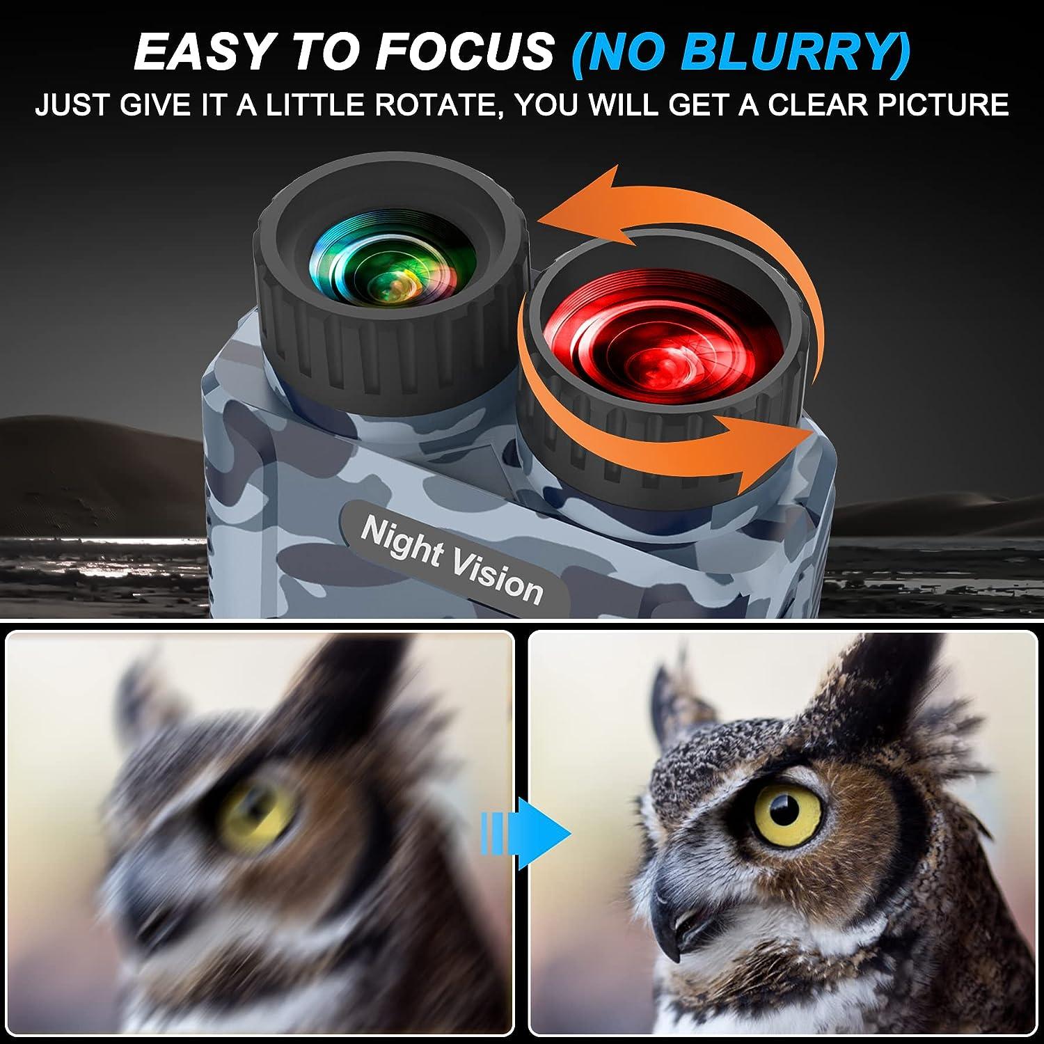 Hojocojo Mini Night Vision Goggles - Exclusive - Rechargeable Infrared ...