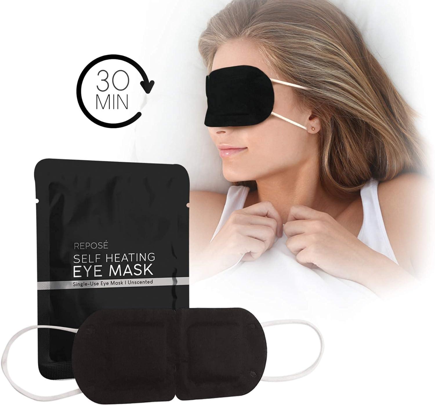 REPOSE Steam Eye Mask - 10 Count | Self-Heating Sleep Mask for Eye ...