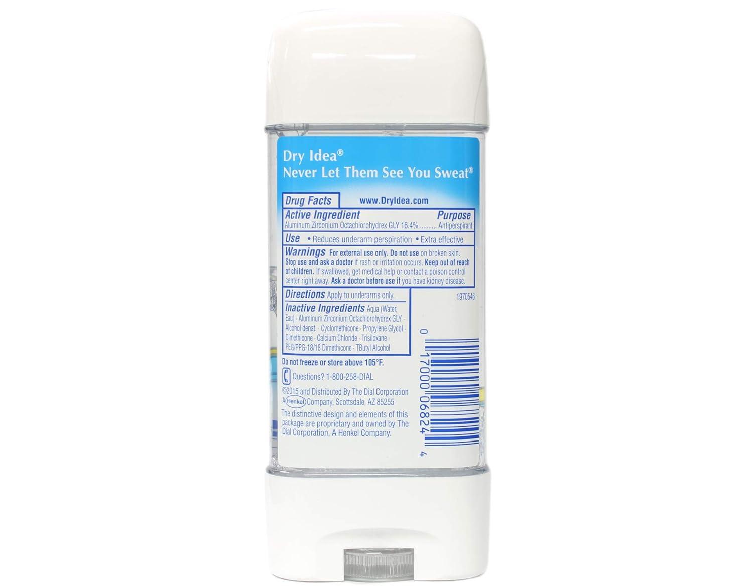 Dry Idea Advanced Dry Antiperspirant & Deodorant Clear Gel Powder Fresh ...