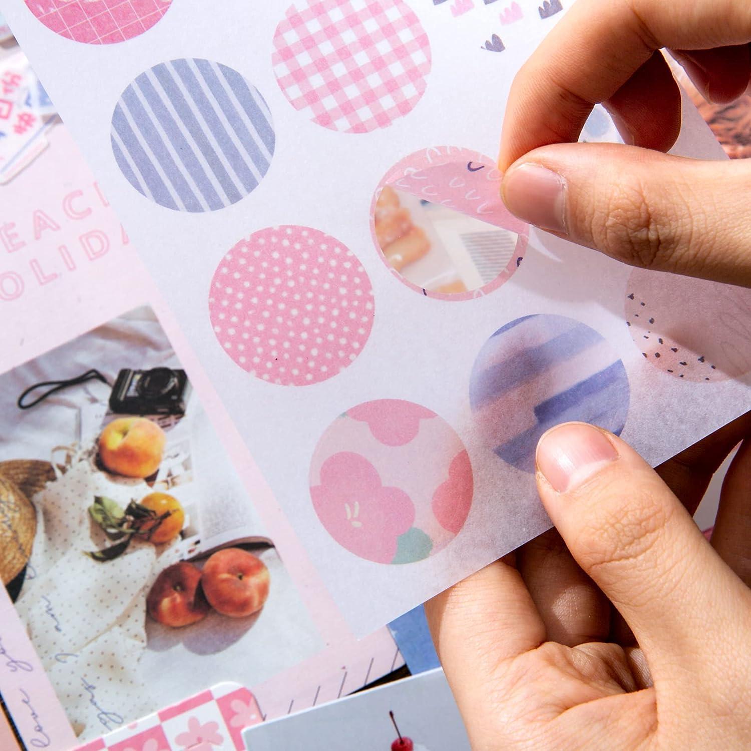 348 Pcs Pink Cute Kawaii Scrapbooking Kit for Bullet Journaling & DIY ...
