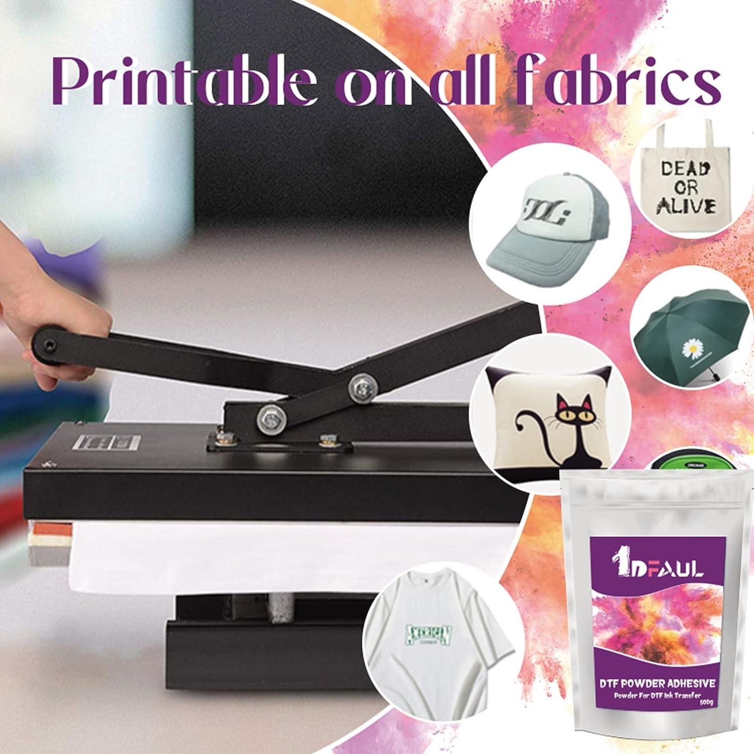 DTF Powder Hot Melt Adhesive 500g - Direct Print on Fabric, Sublimation ...