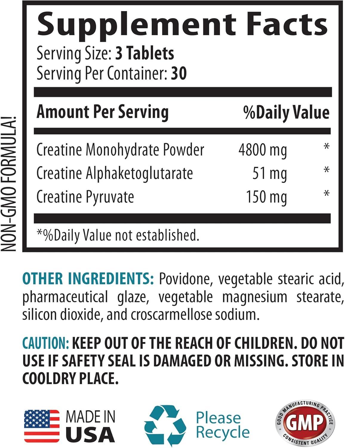 Private Label Muscle Gain Creatine - TRI-Phase 3X Formula | Pre & Post ...