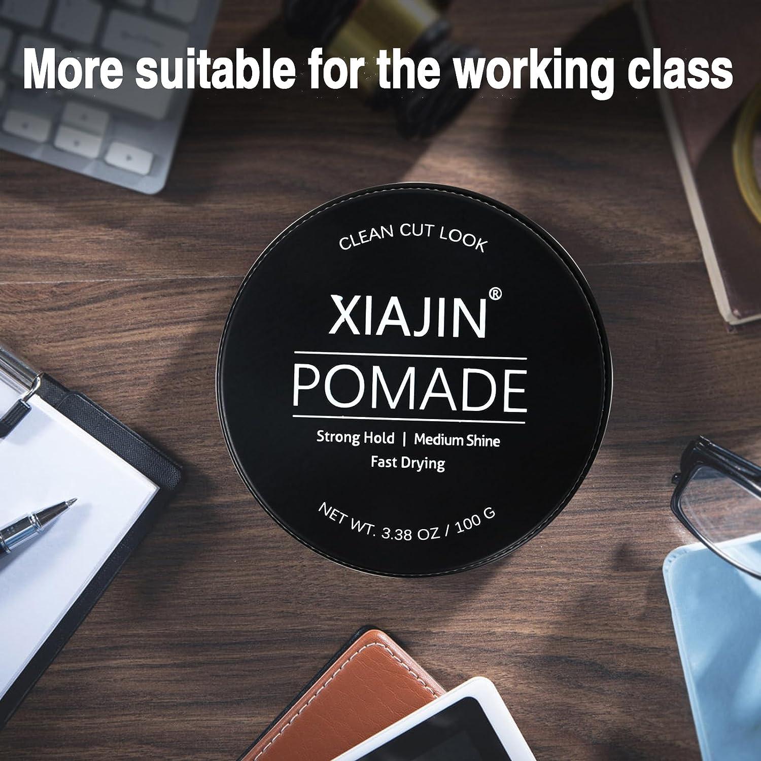 XIAJIN Hair Gel Pomade for Men - Natural Ocean Scent - 24 Hour Hold ...