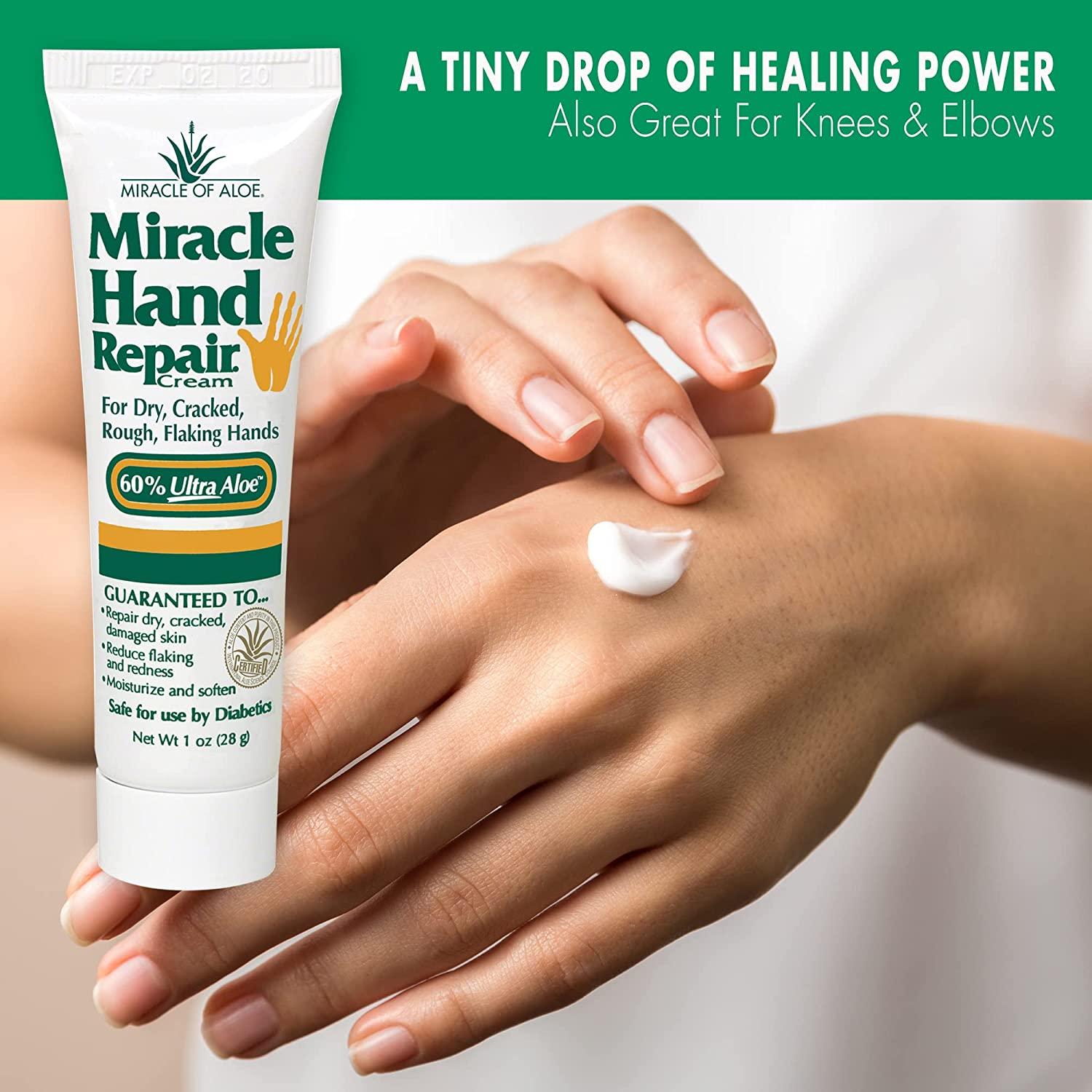 Miracle of Aloe Hand Repair Cream 3-Pack - 1 oz Each | Deep ...