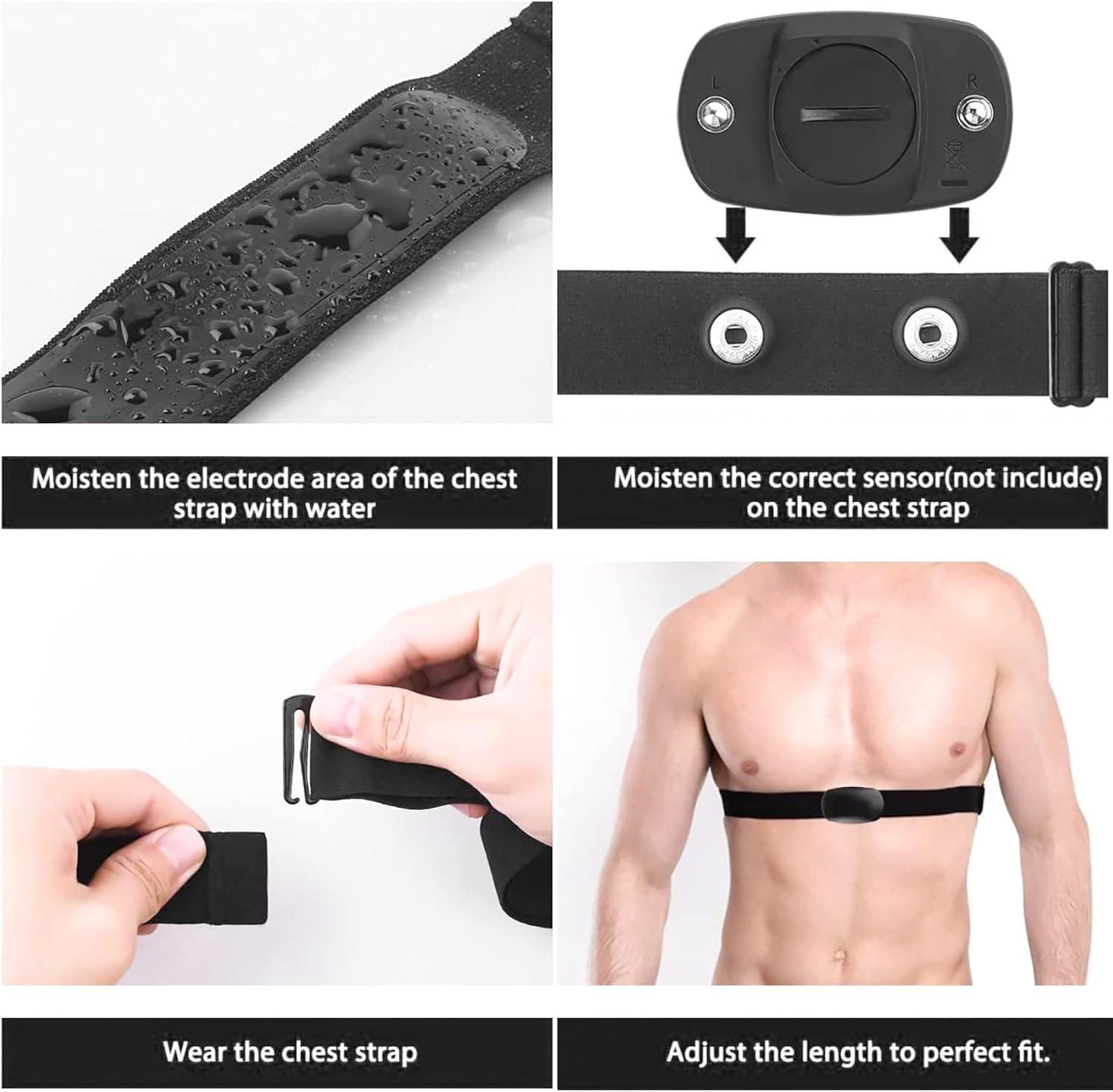 Scalewbin Chest Belt Strap - Wireless Frequency Heart Rate Monitor for ...