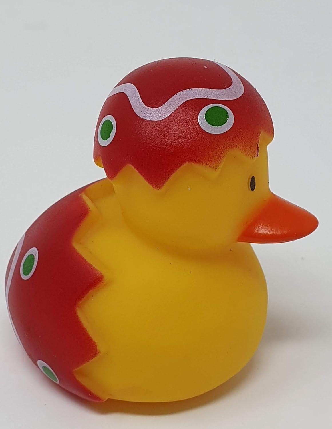 Easter Rubber Bath Ducks Set - 6 Adorable Holiday-themed Ducks in Clear ...