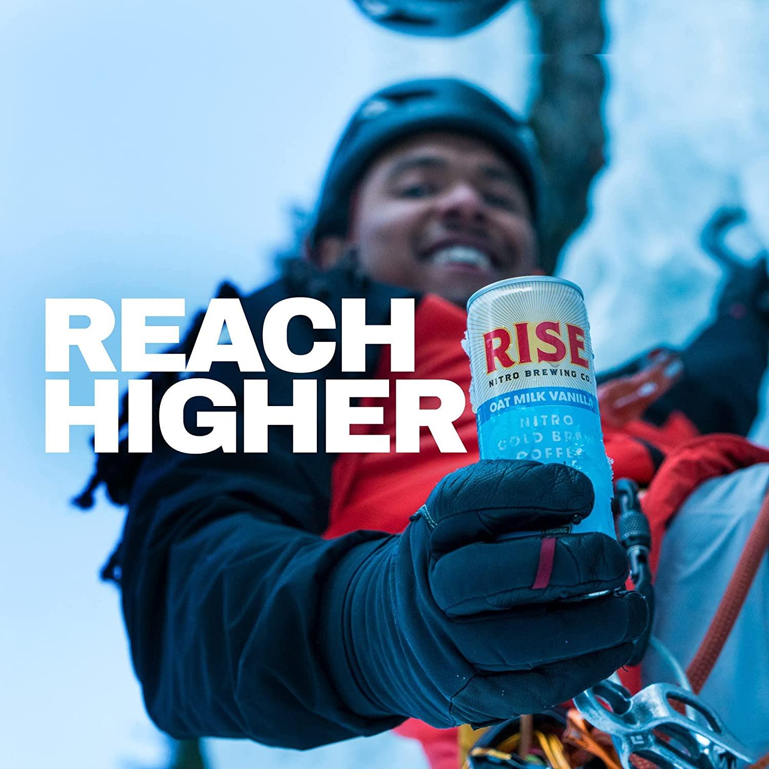 RISE Brewing Co. Vanilla Oat Milk Nitro Cold Brew Coffee 7 fl. Oz. Cans ...