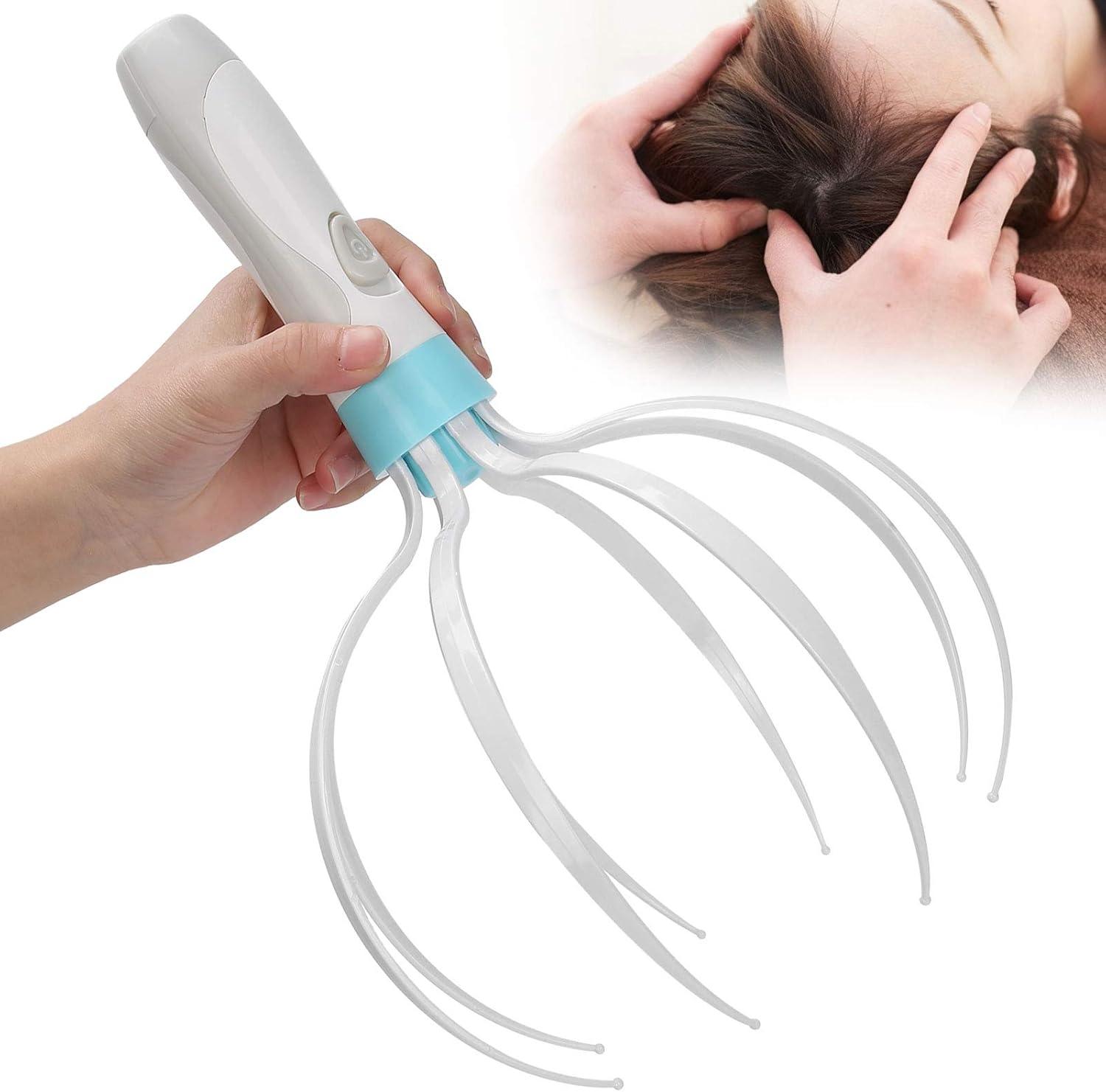 Electrical Scalp Massager for Stress Relief & Deep Relaxation - Hand ...