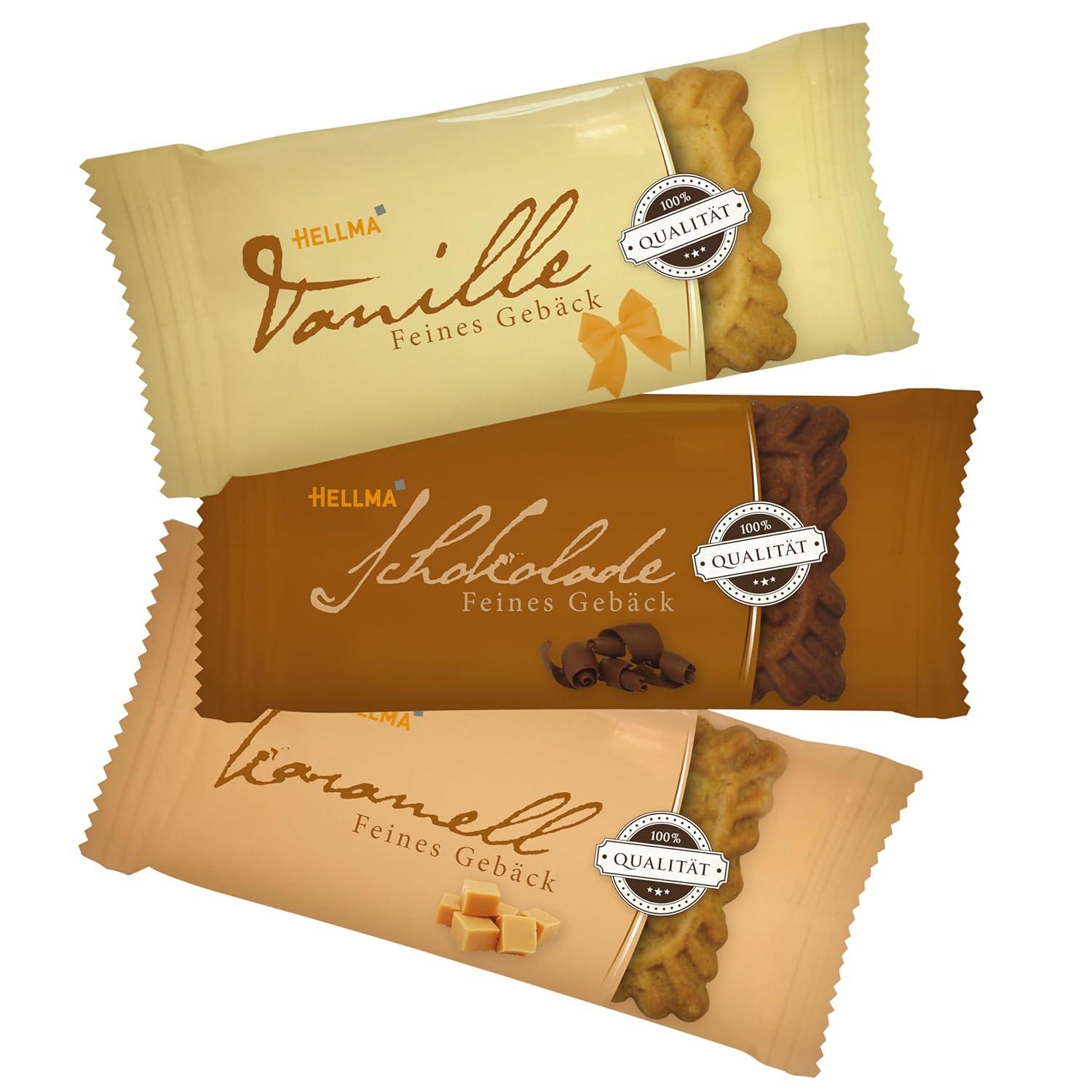 Buy HELLMA Fine Biscuit Mix - 200 Individually Wrapped Biscuits - 3 ...