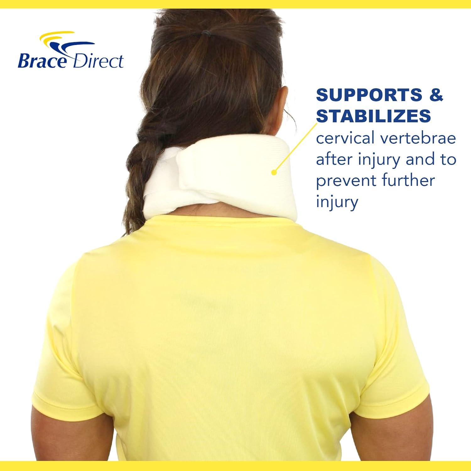 Brace Direct Foam Cervical Neck Collar - Spine Alignment & Pain Relief ...