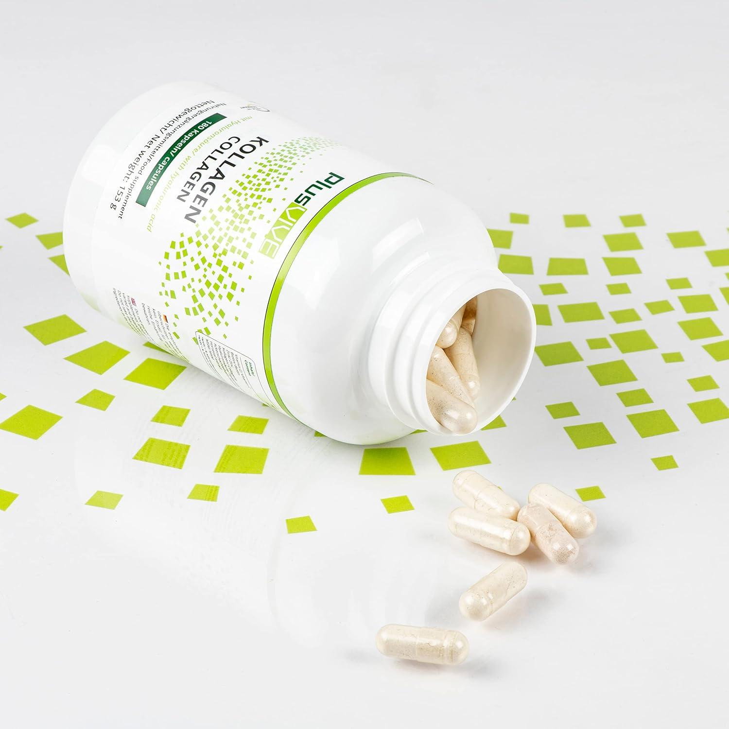 Plusvive Collagen Complex 180 Capsules - High-Dose Collagen with ...