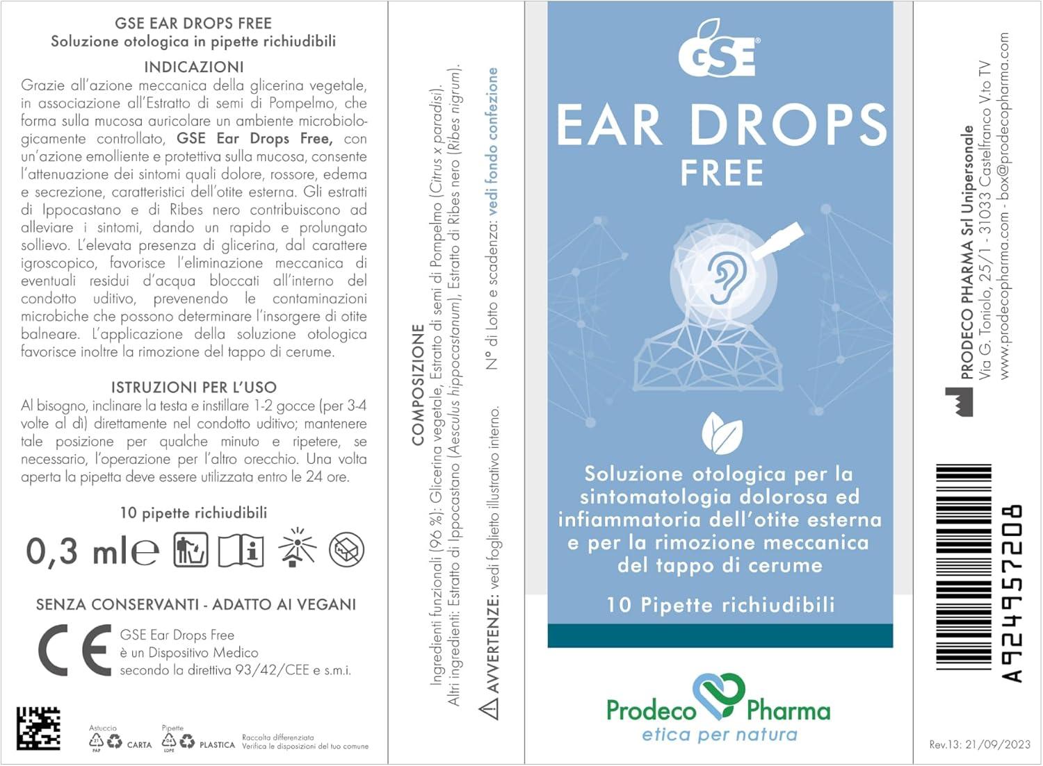 GSE Biotic+ Ear Drops - Free Otological Solution for Ear Health | 10 ...
