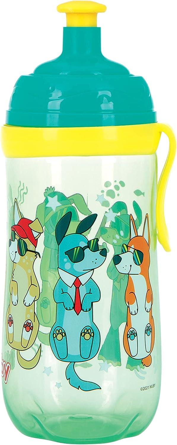 Nuby 2-Stage Busy Sipper Cup with No-Spill Silicone Spout and Free-Flow ...