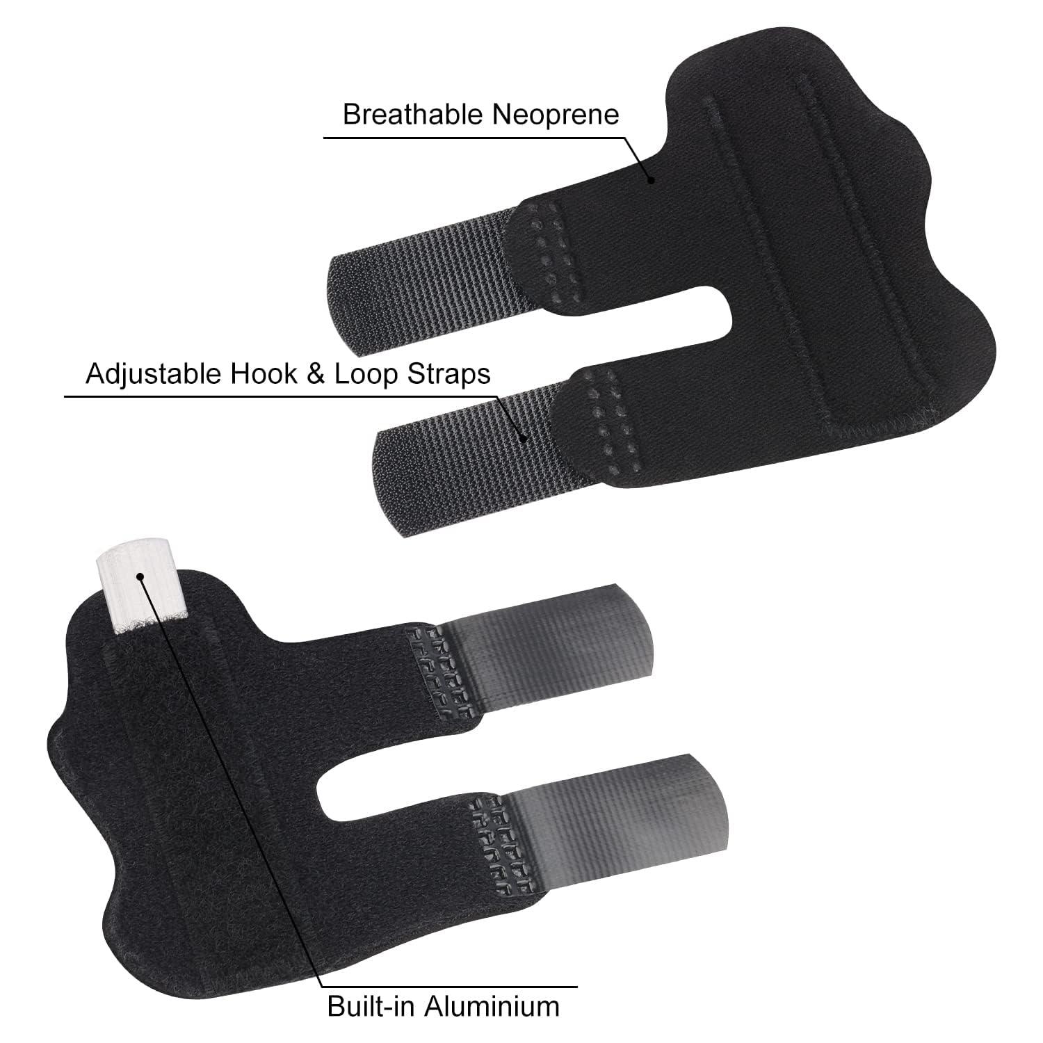 Supegar Finger Rail 4-Pack - Adjustable Reusable Trigger Finger Support ...