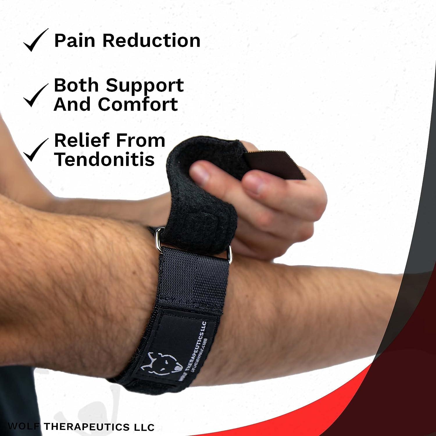 Dr. Wolf Tennis Elbow Brace for Golfer's Elbow Pain Relief - Adjustable ...