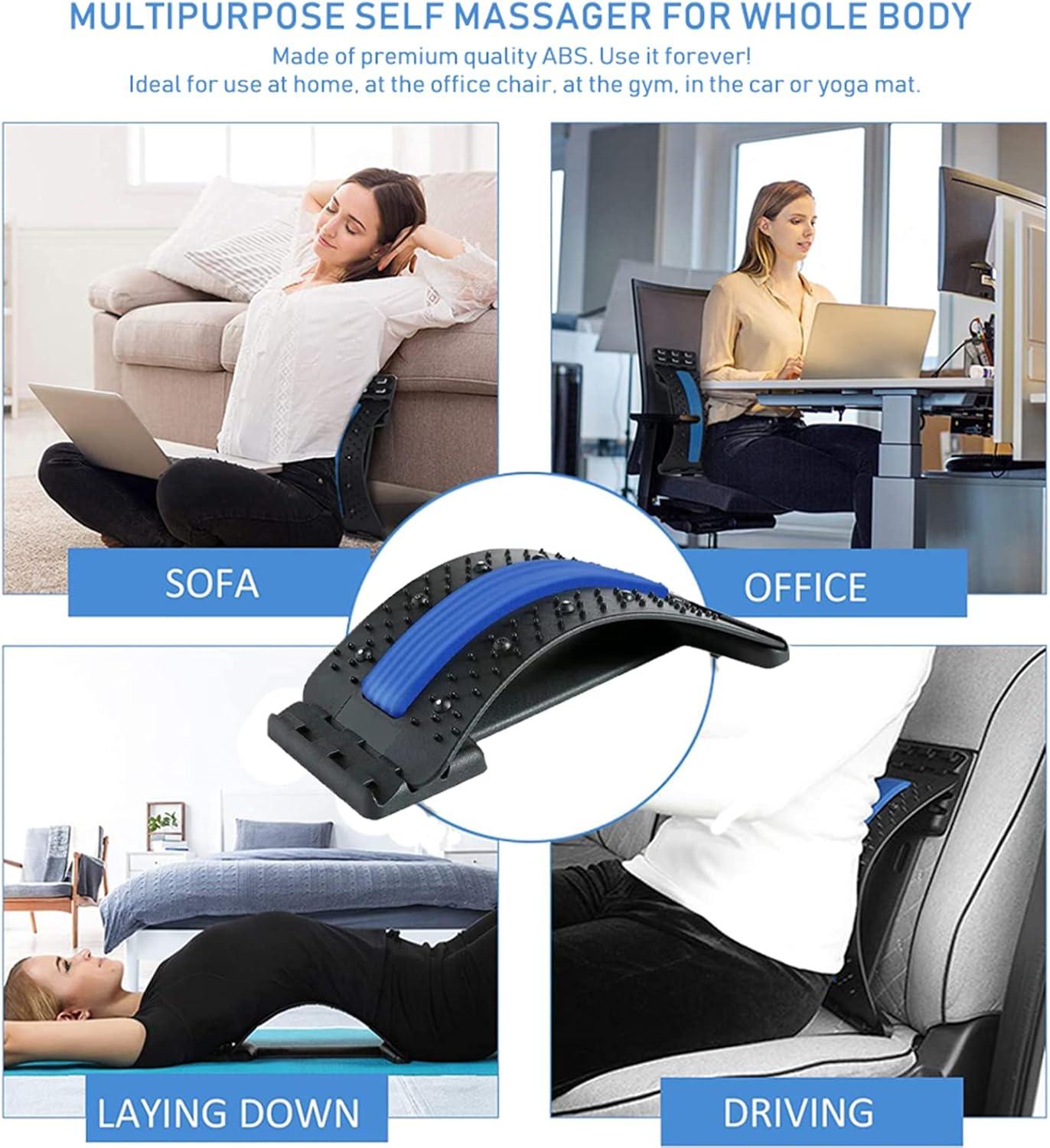 Asumui Adjustable Magnetic Field Therapy Back Massager | Multi-Stage ...