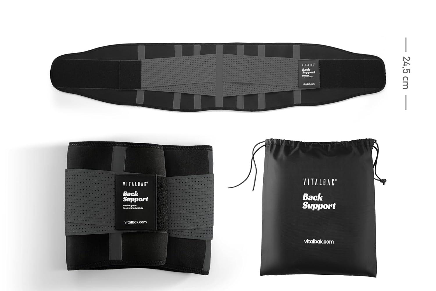 Vitalbak Back Bandage for Men & Women | Lumbar Support Pain Relief ...