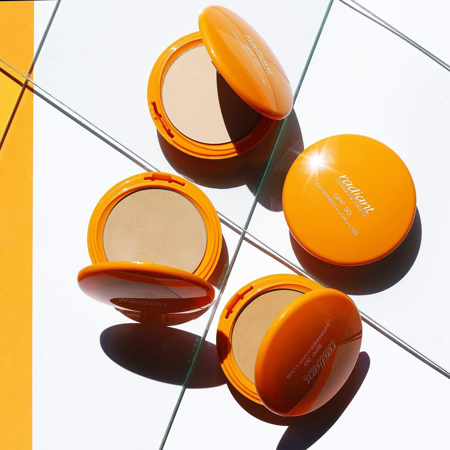 Radiant Professional Face Powder SPF 30 Compact - UVA & UVB Protection ...