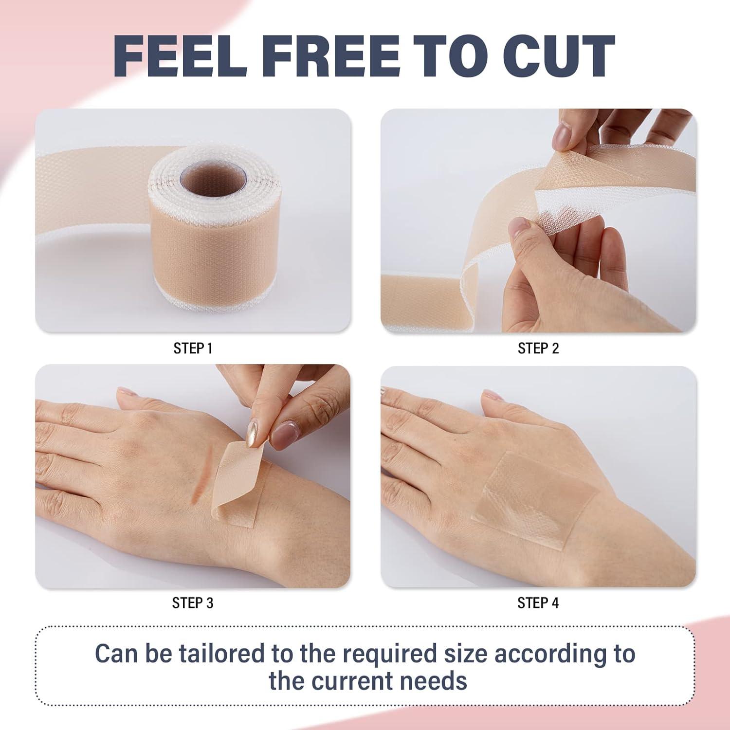 Silicon Scar Sheets (4cm*3m) Nude Color Silicone tape Scar Tape Silicon Scar Tape