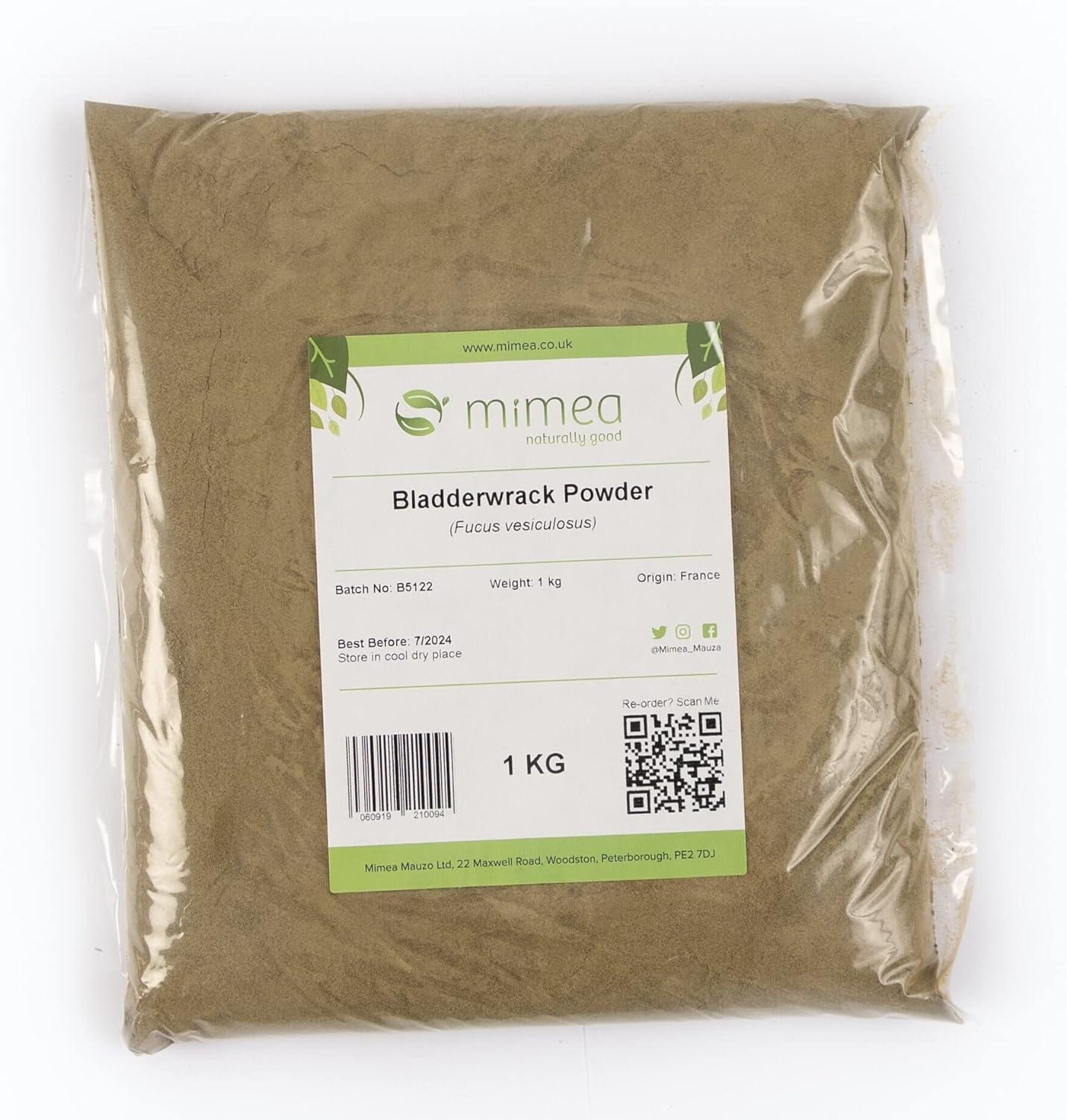 Mimea Bladderwrack Powder 1kg - Rich Iodine Source for Thyroid Health ...