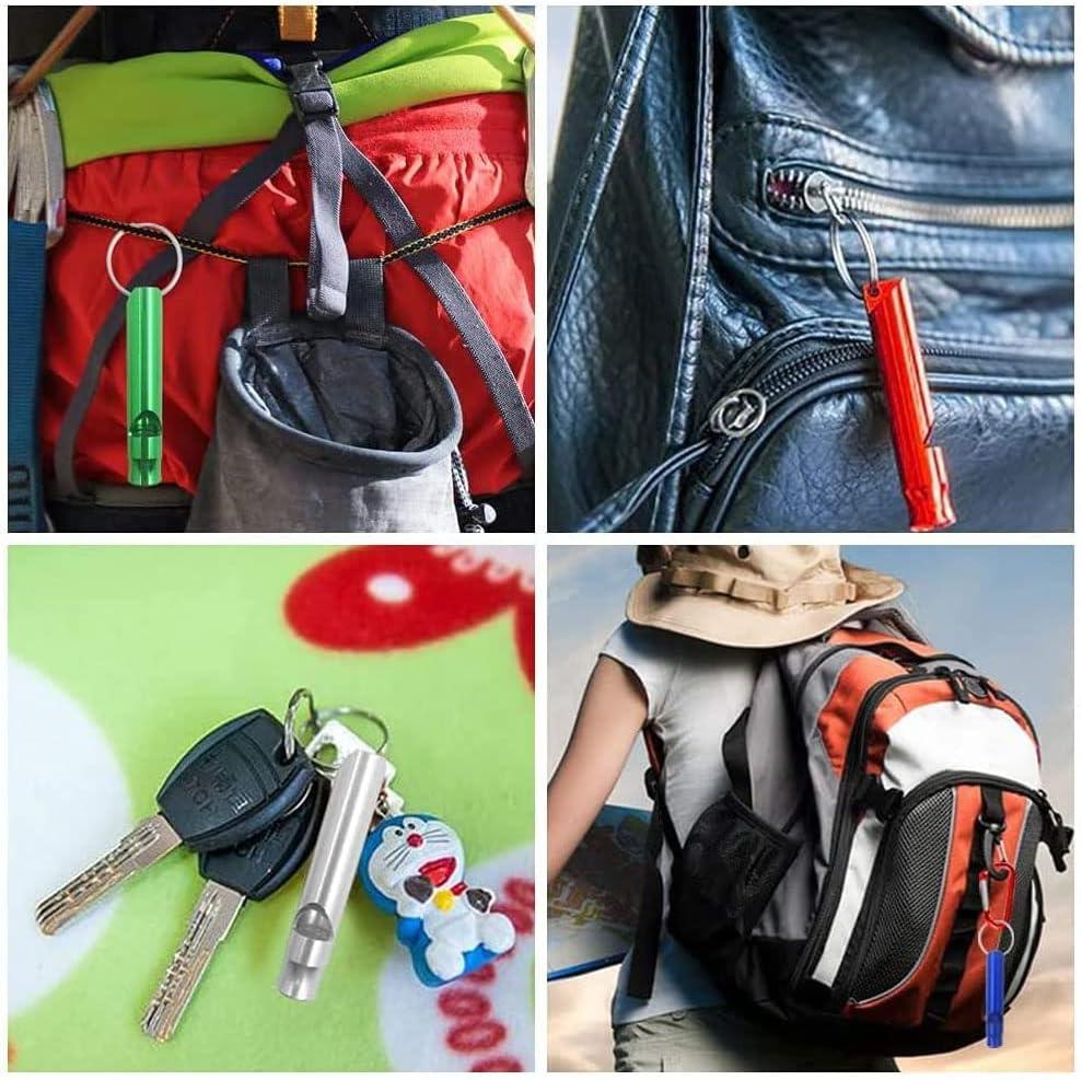 AMASAWA 5* Signal Pipe Mini Whistle Loud Emergency Survival Keychain ...