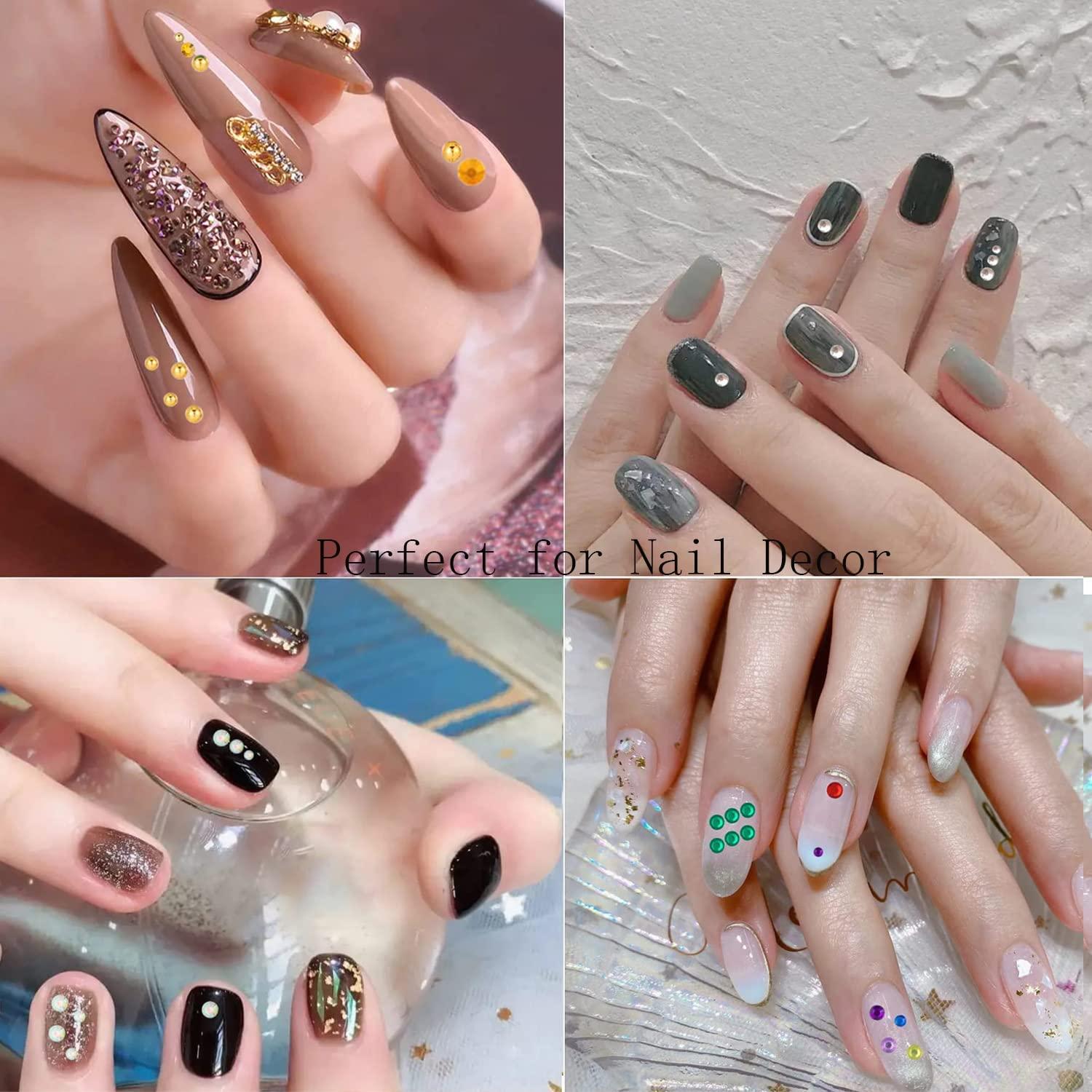 Leaves Rhinestone Gems Set for Women - Face, Body, Breast, Nail Jewels ...