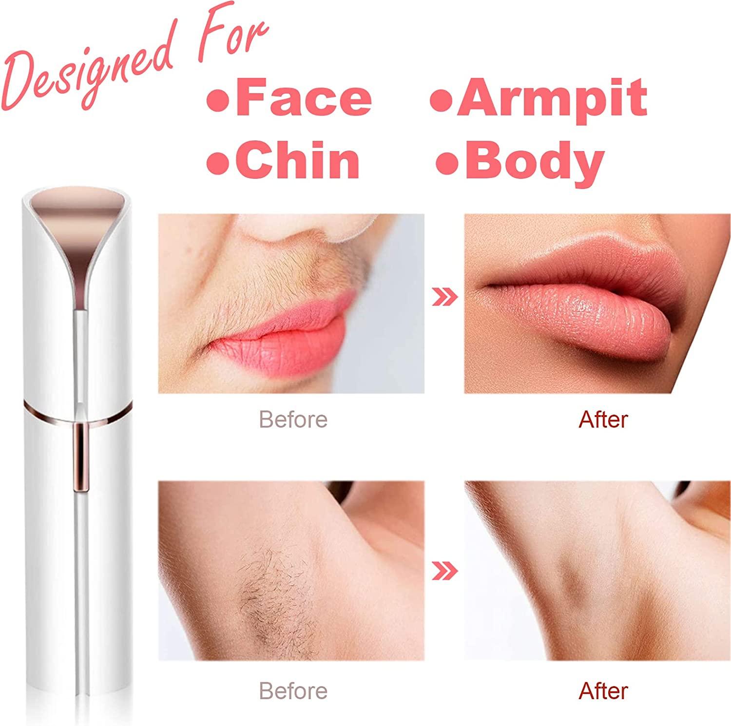 USB Mini Facial Hair Remover for Women - Portable Electric Razor Shaver ...